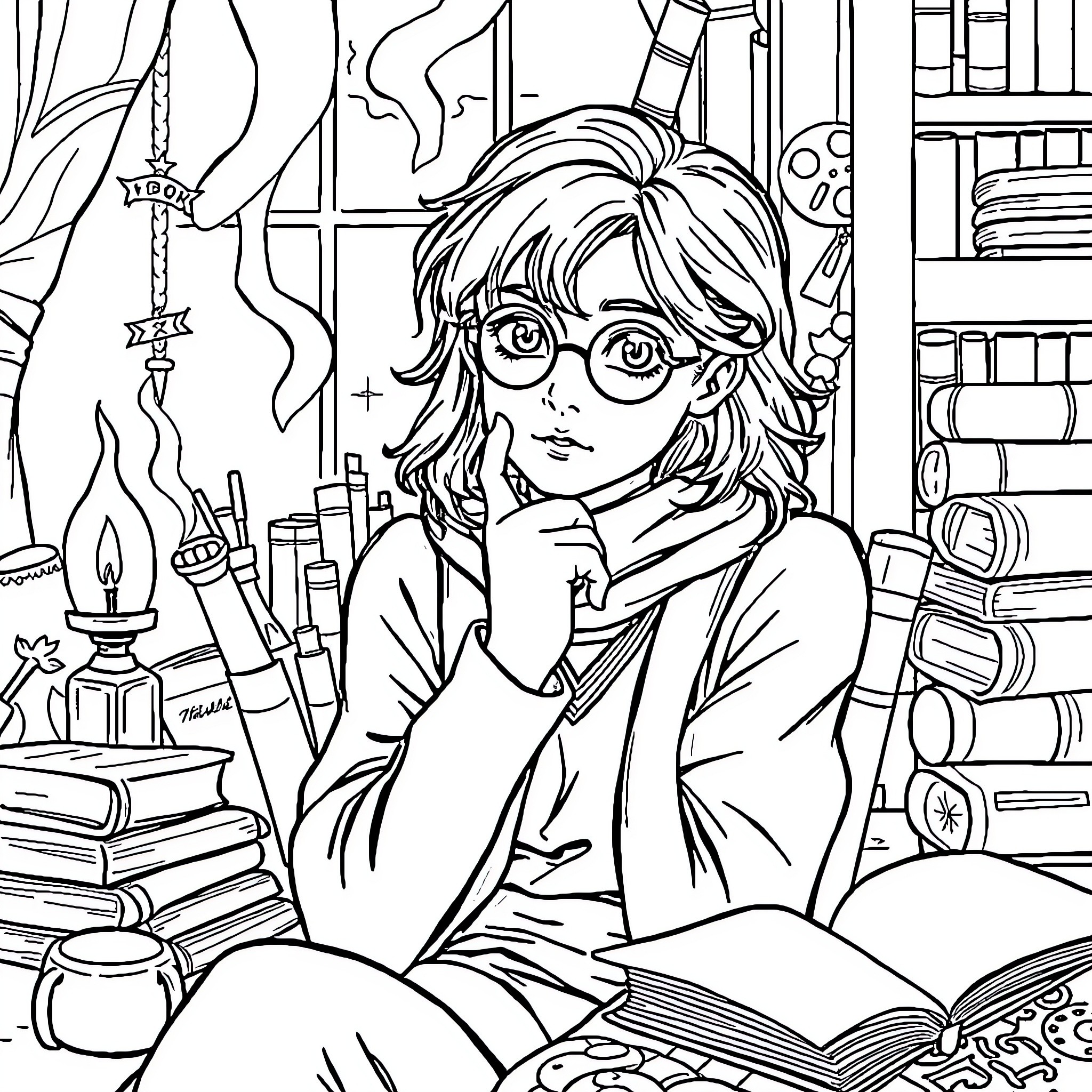 Best Hermione Coloring Pages (Free Printable PDF)