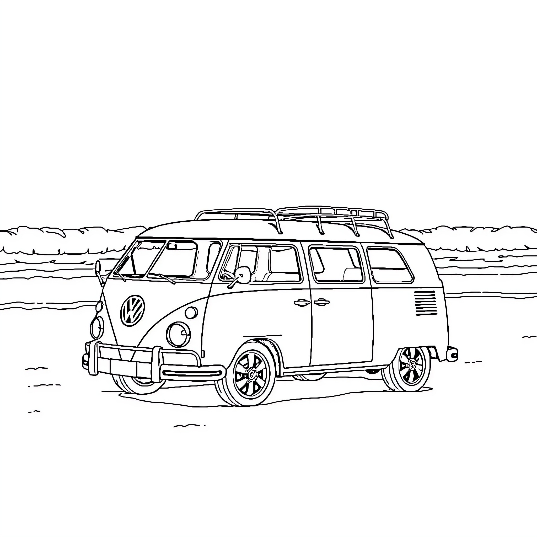 Best VW ID Buzz Coloring Pages (Free Printable PDF)