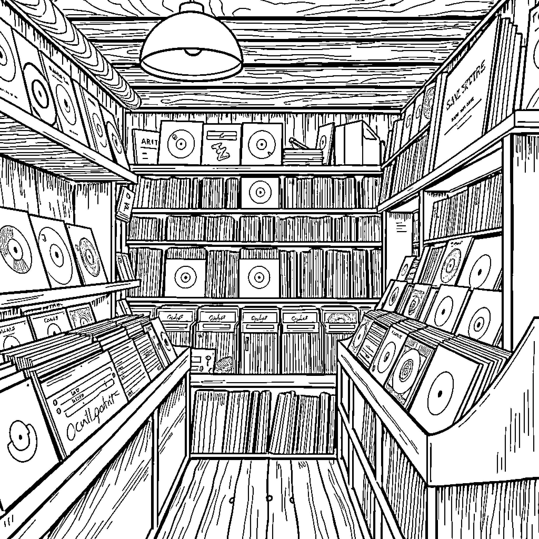 Best Record Coloring Pages (Free Printable PDF)