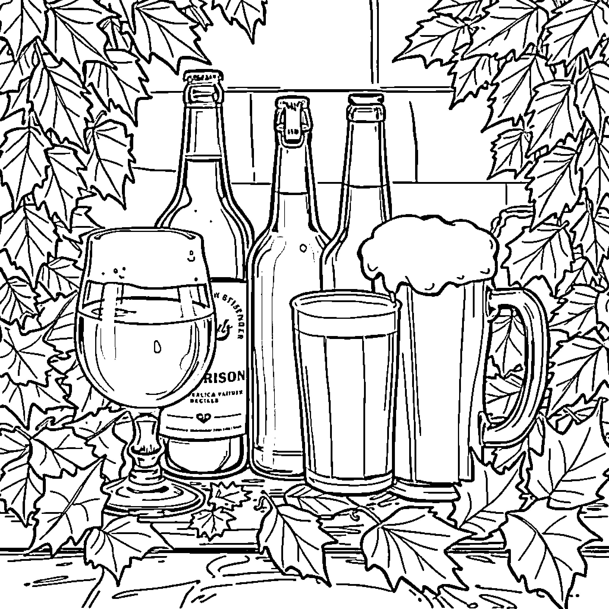 Best Beverage Coloring Pages (Free Printable PDF)