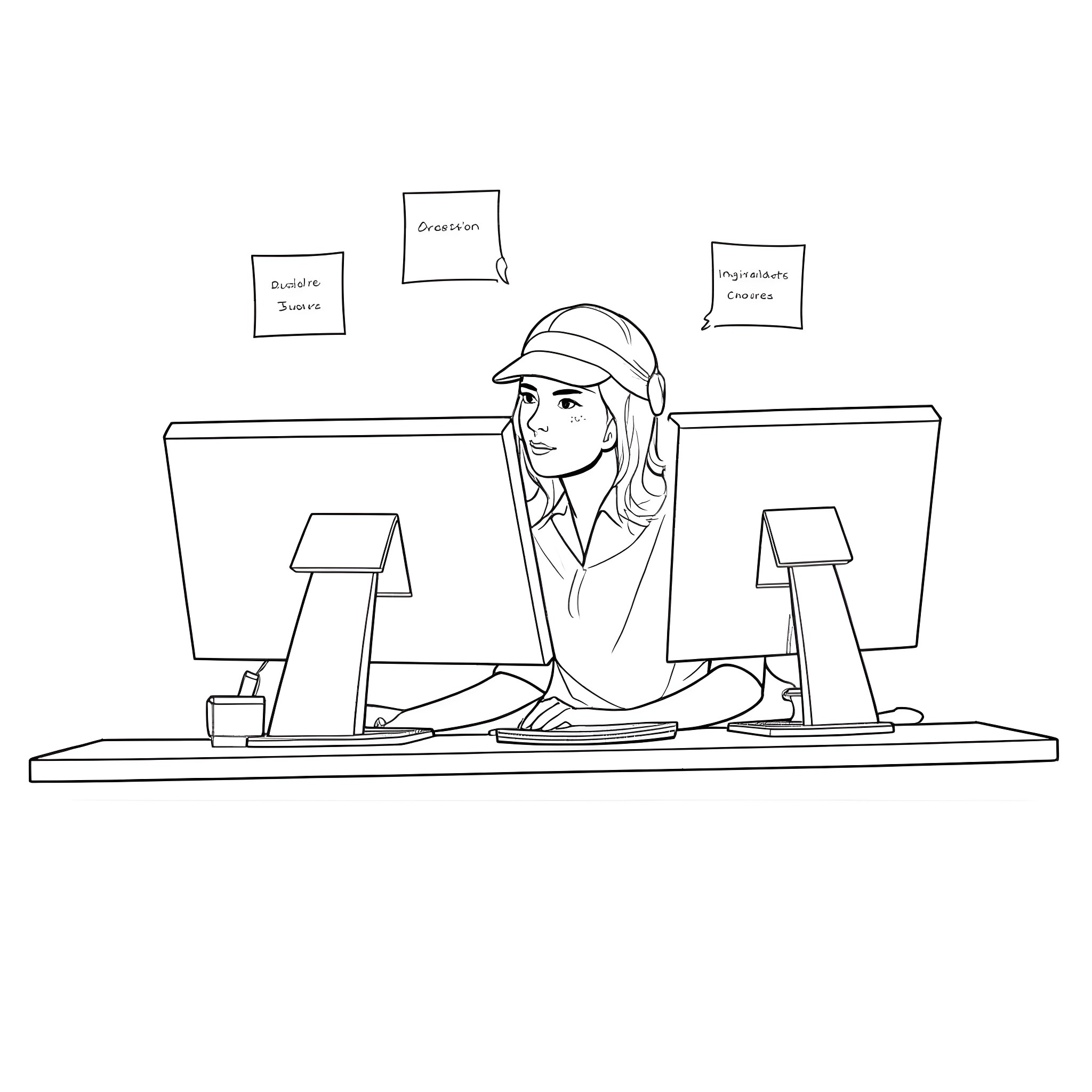 Best Clerical Worker Coloring Pages (Free Printable PDF)