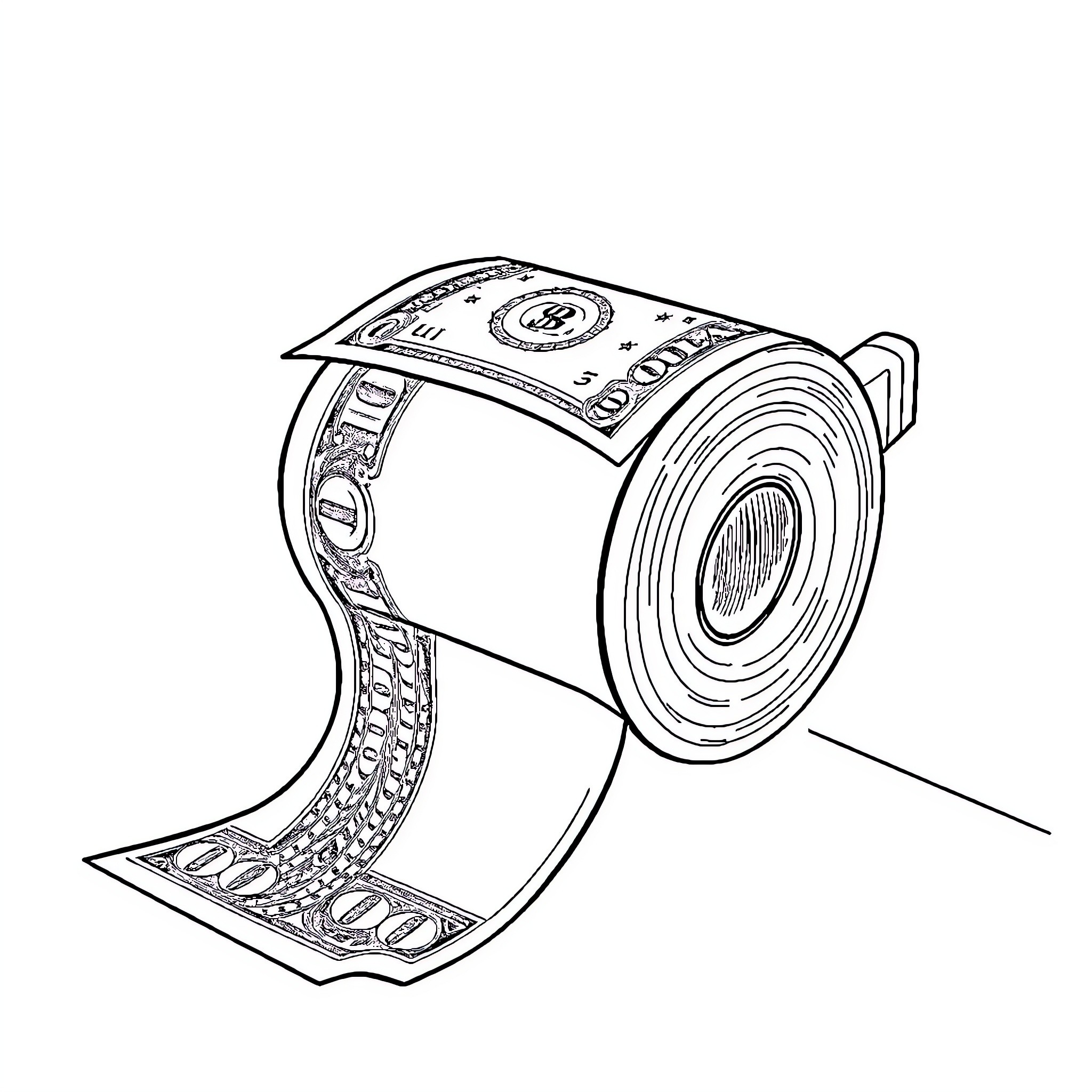 Best Dollar Coloring Pages (Free Printable PDF)