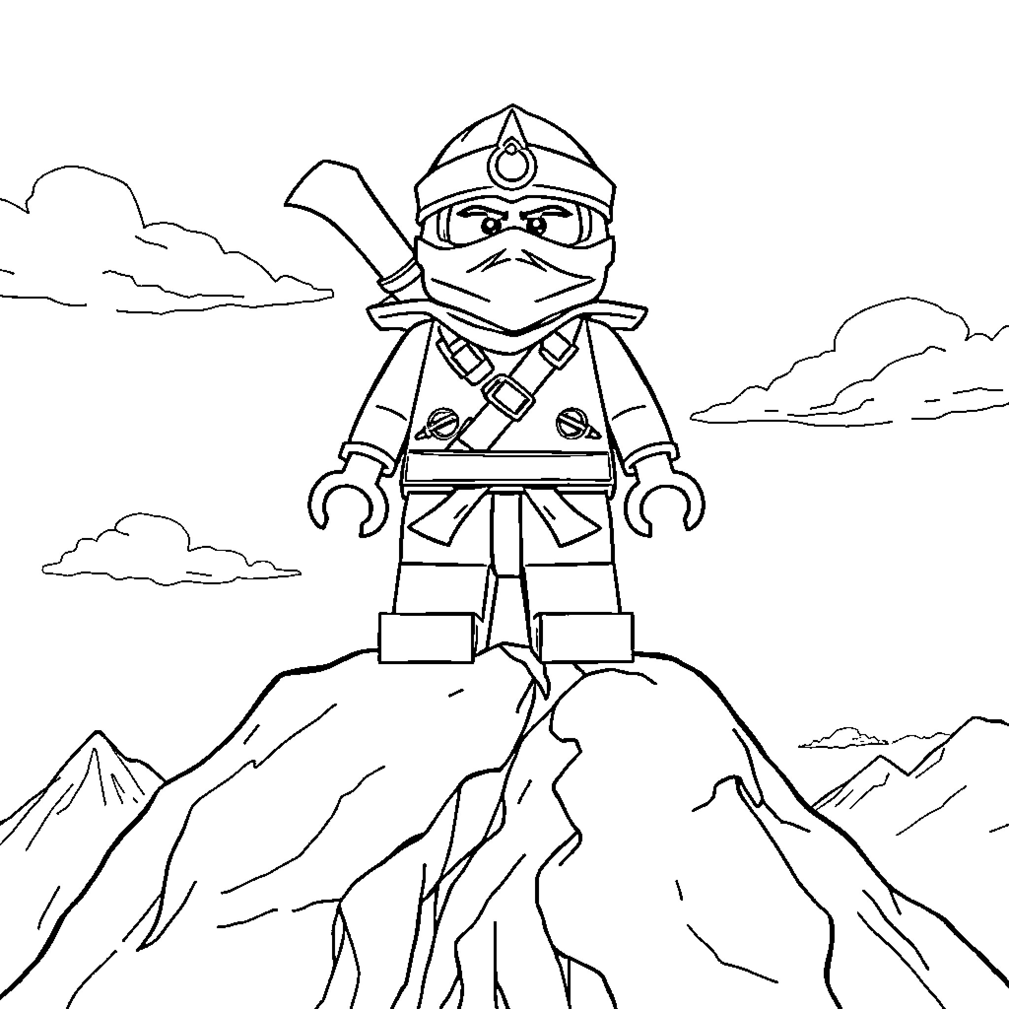 Best Ninjago Character Coloring Pages (Free Printable PDF)