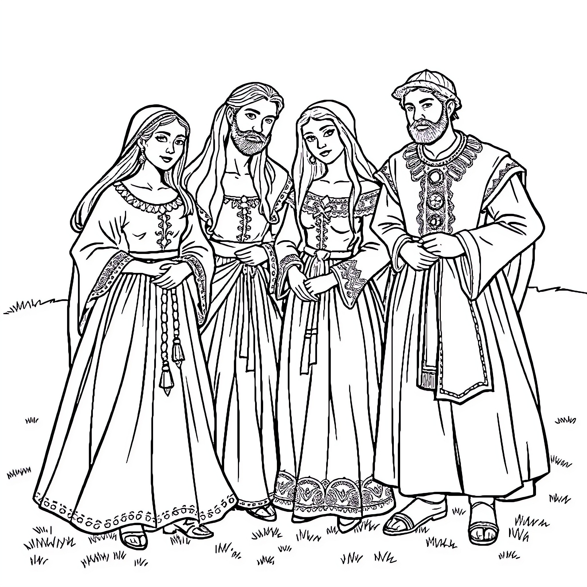 Best Medieval Costumes Coloring Pages (Free Printable PDF)