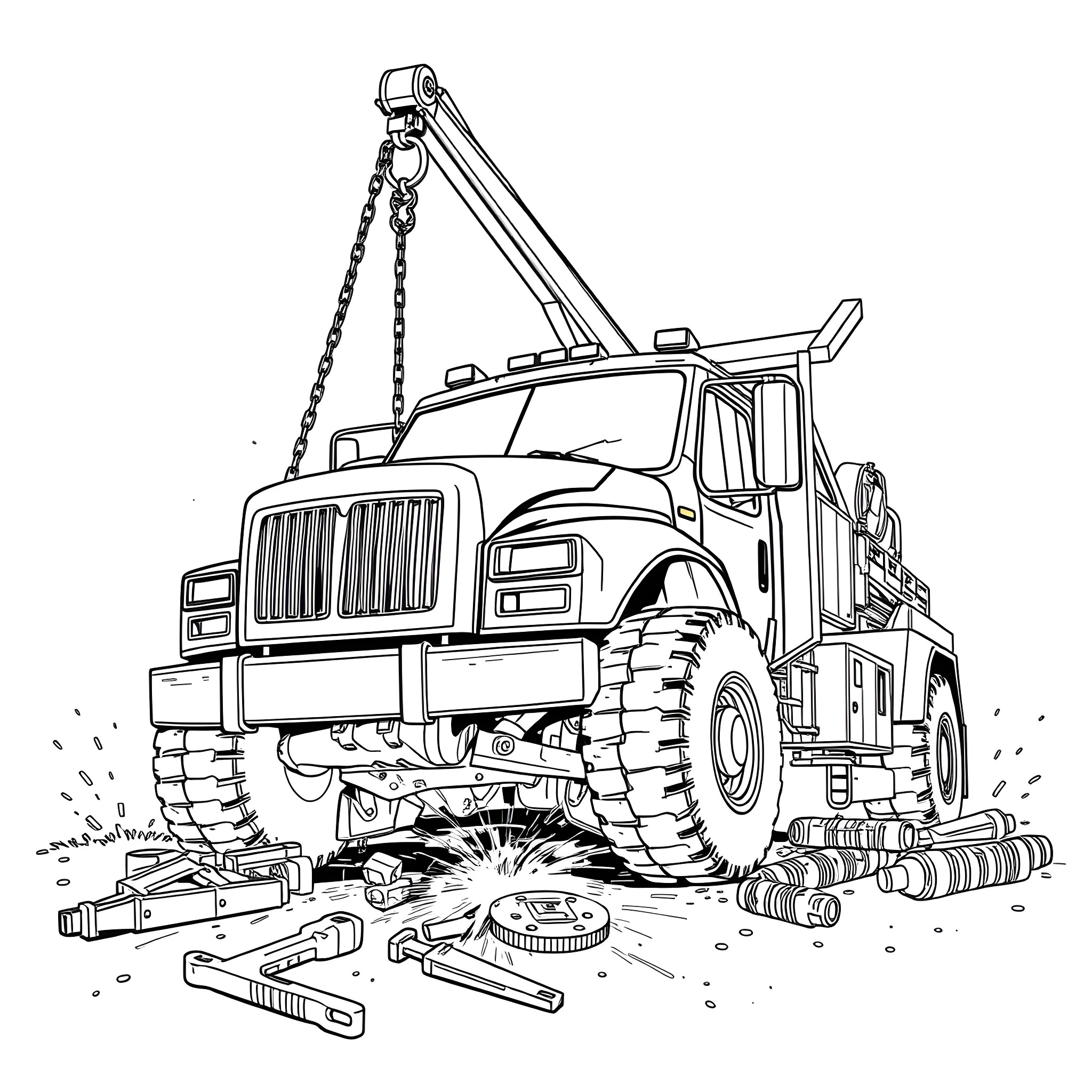 Best Motor Coloring Pages (Free Printable PDF)