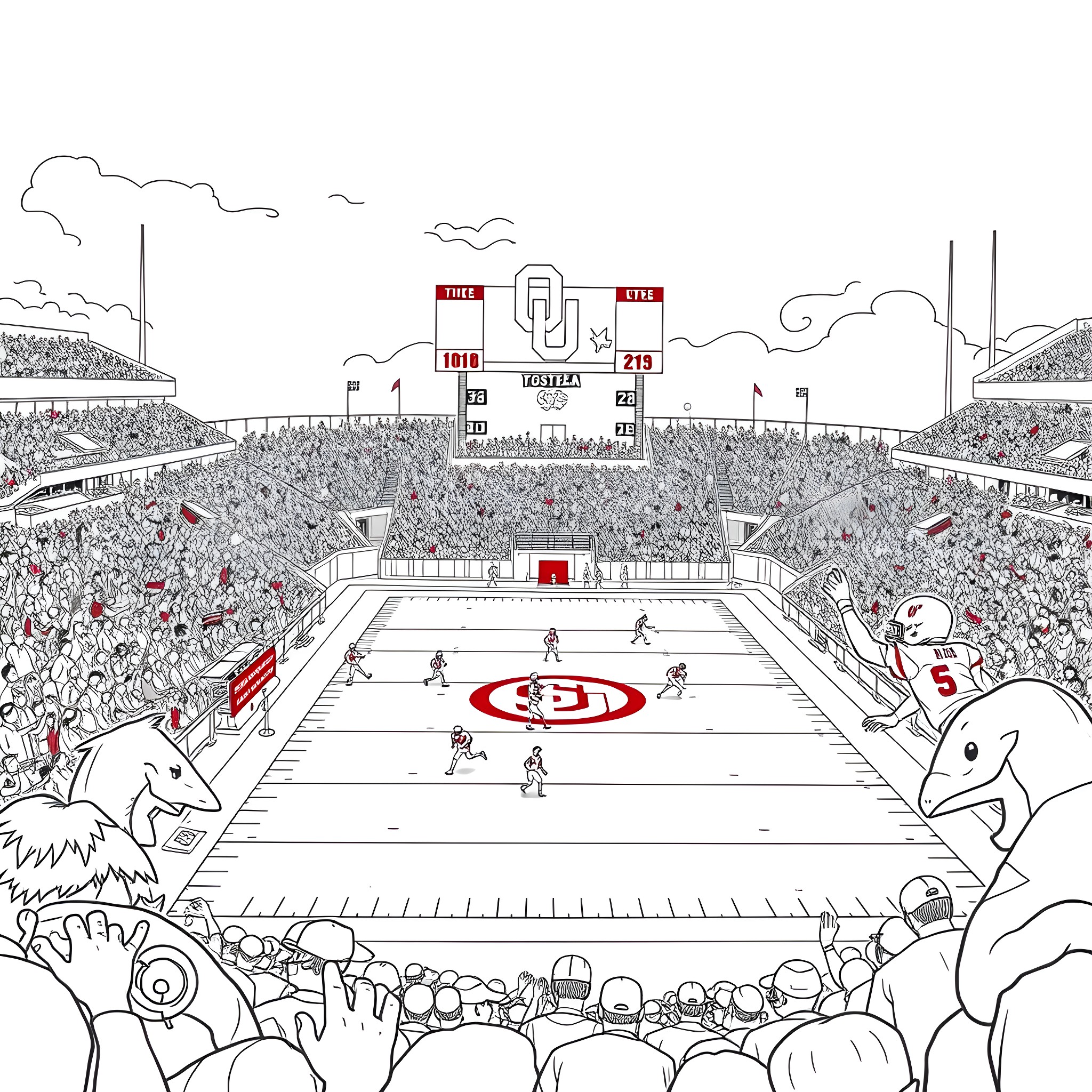 1 Best Sport Coloring Pages (Free Printable PDFs)