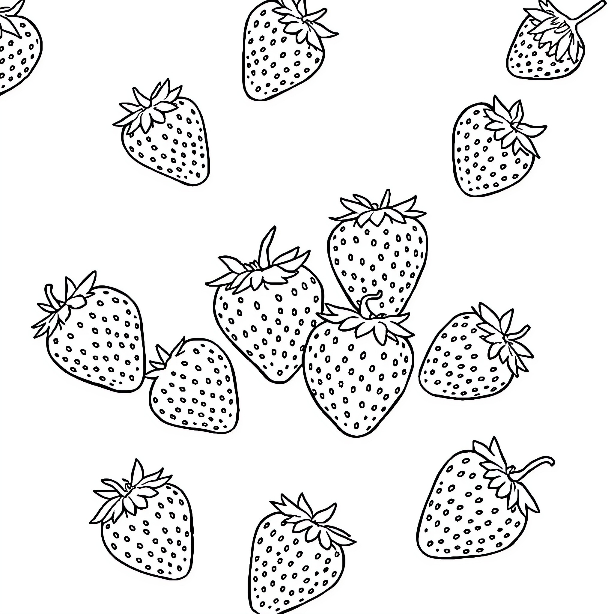 Best Strawberry Coloring Pages (Free Printable PDF)