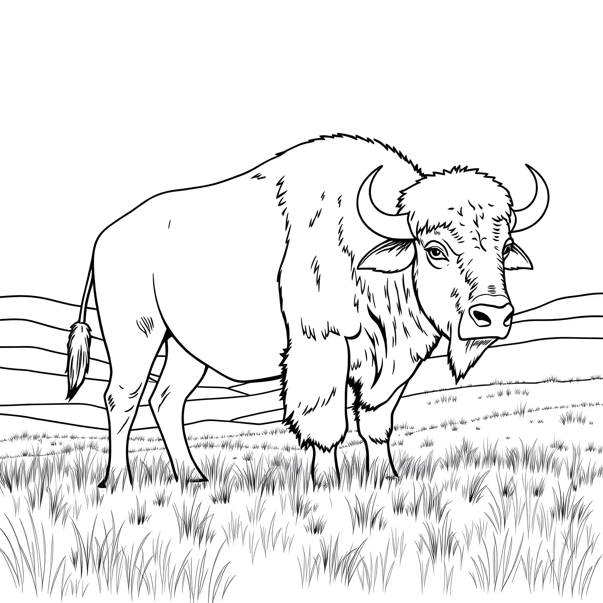 3 Best Buffalo Coloring Pages (Free Printable PDFs)