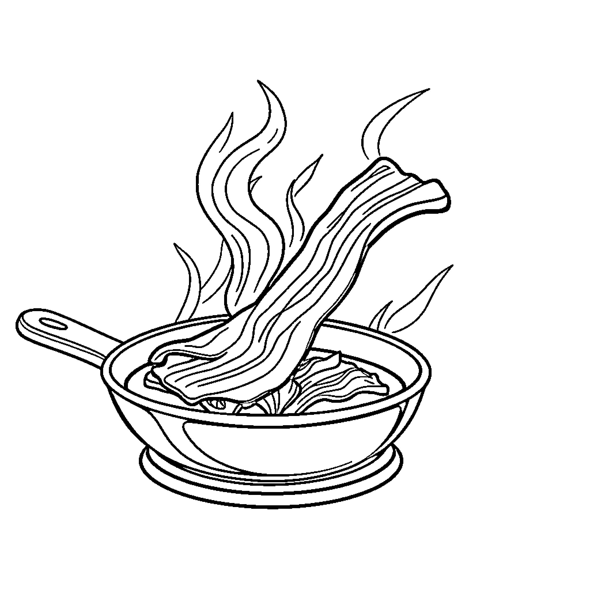Best Bacon Coloring Pages (Free Printable PDF)