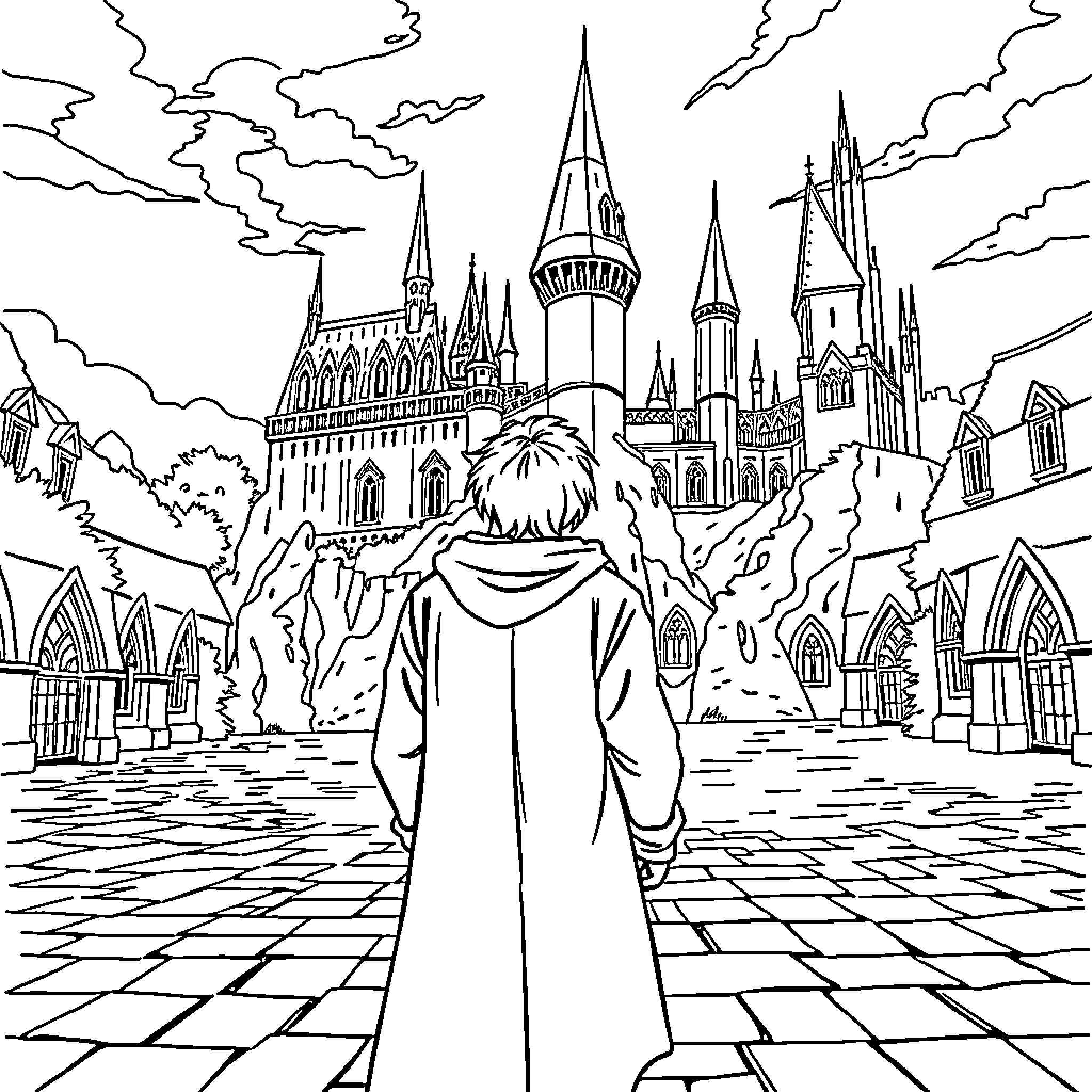 Best Muggle Coloring Pages (Free Printable PDF)