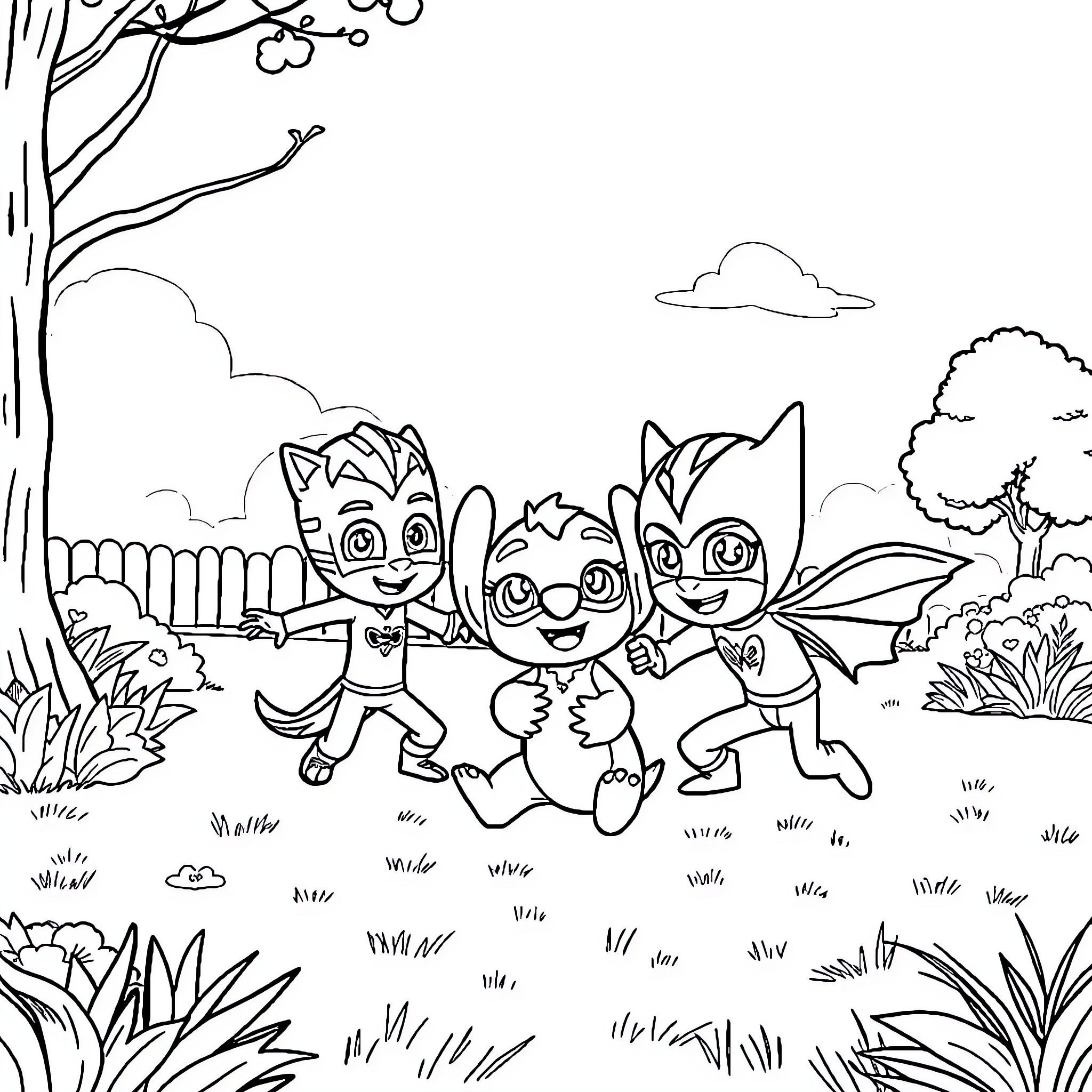 Best Pj Mask Coloring Pages (Free Printable PDF)