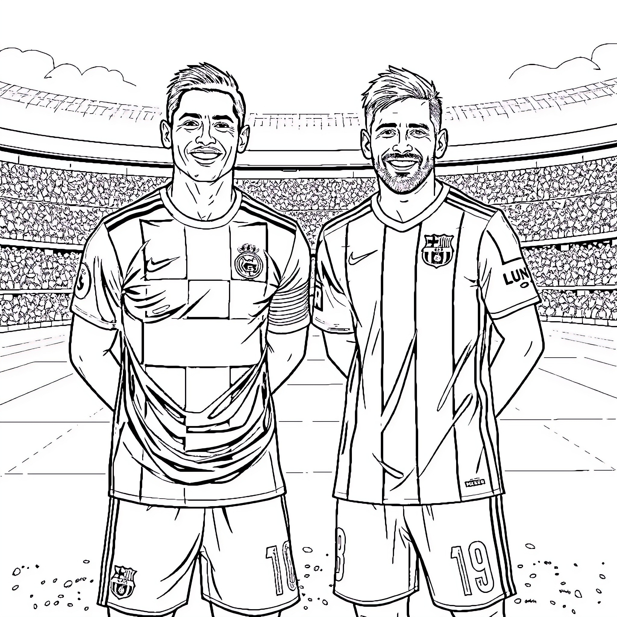 121 Best Cristiano Ronaldo Coloring Pages (Free Printable PDFs)