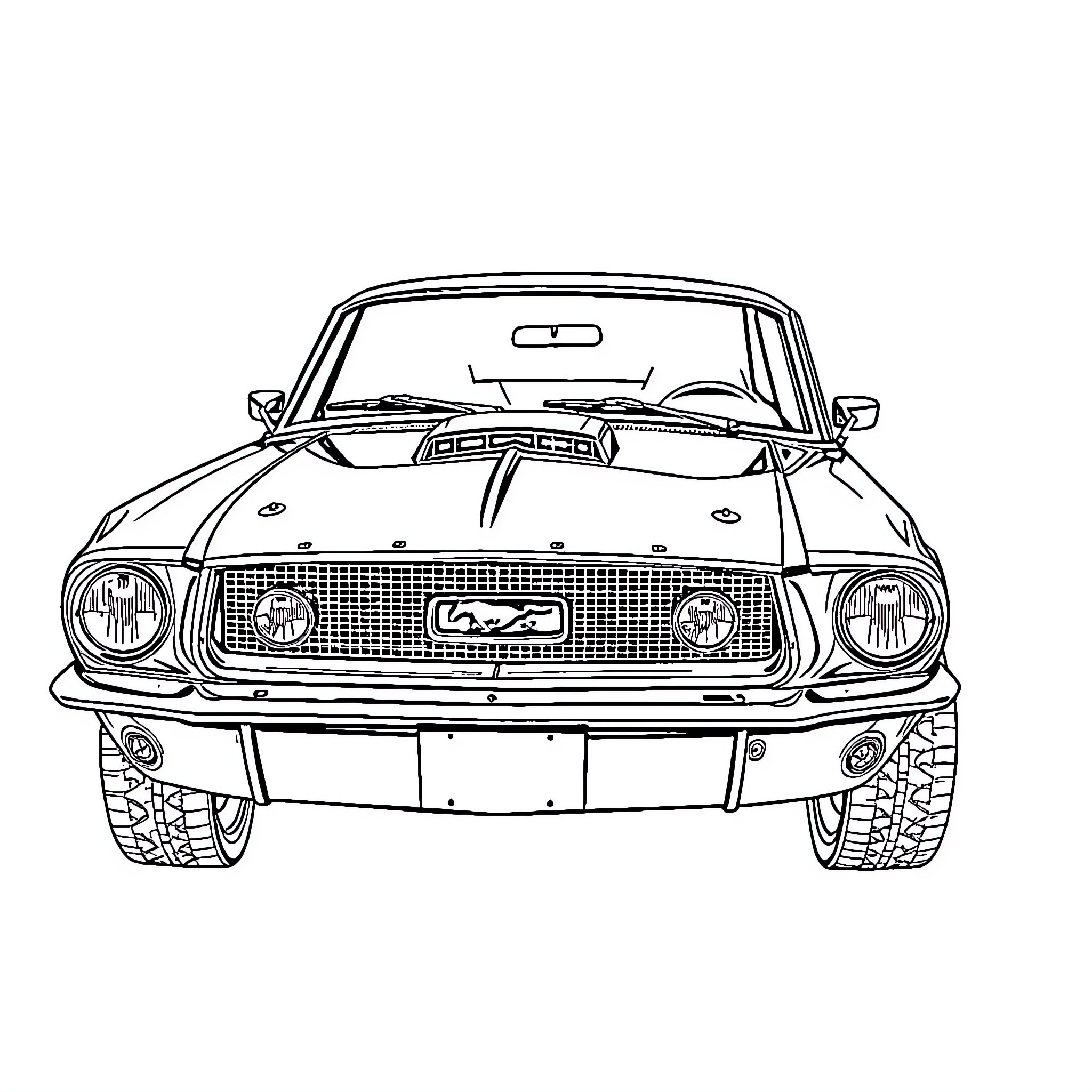 84 Best Mustang Coloring Pages (Free Printable PDFs)