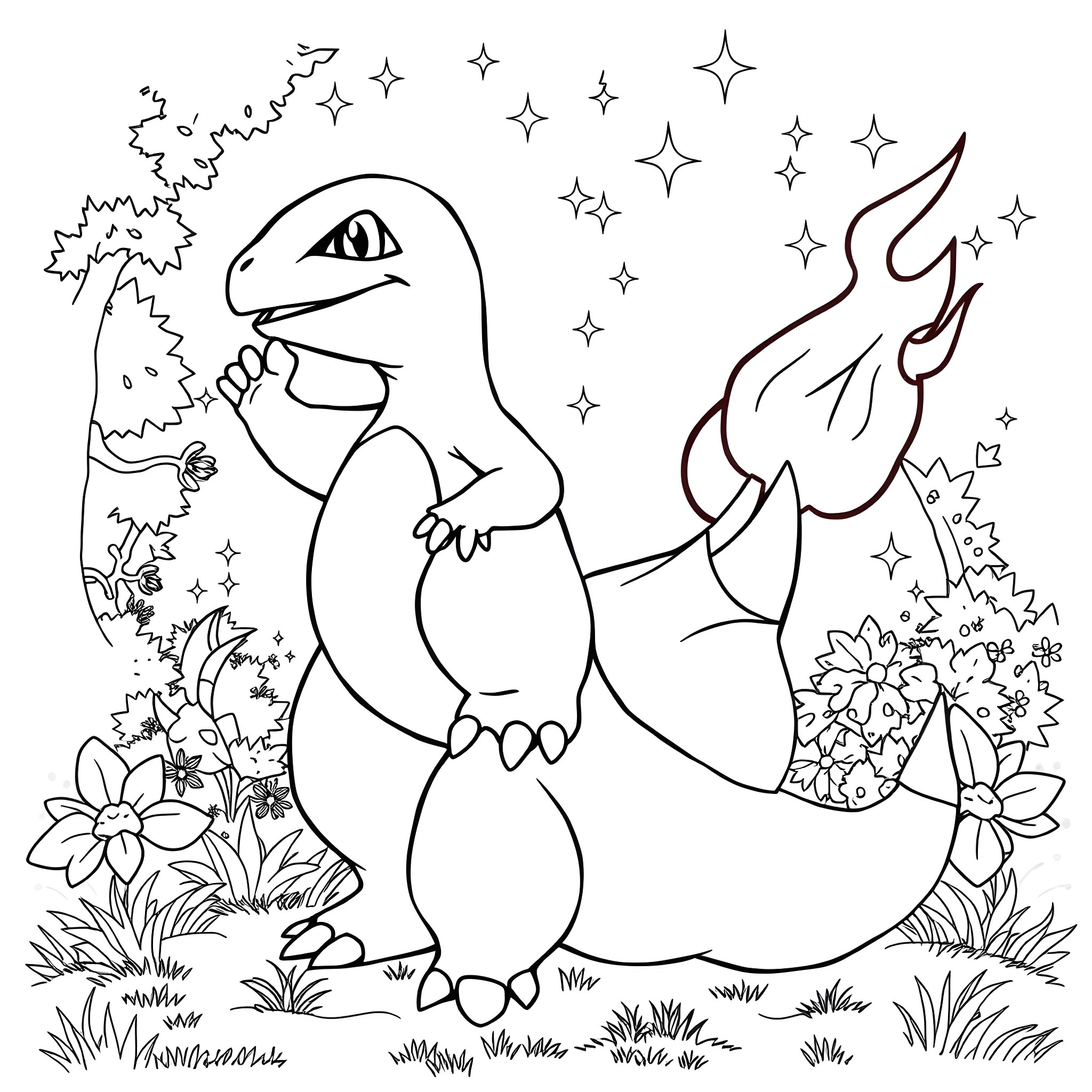 60 Best Charmander Coloring Pages (Free Printable PDFs)