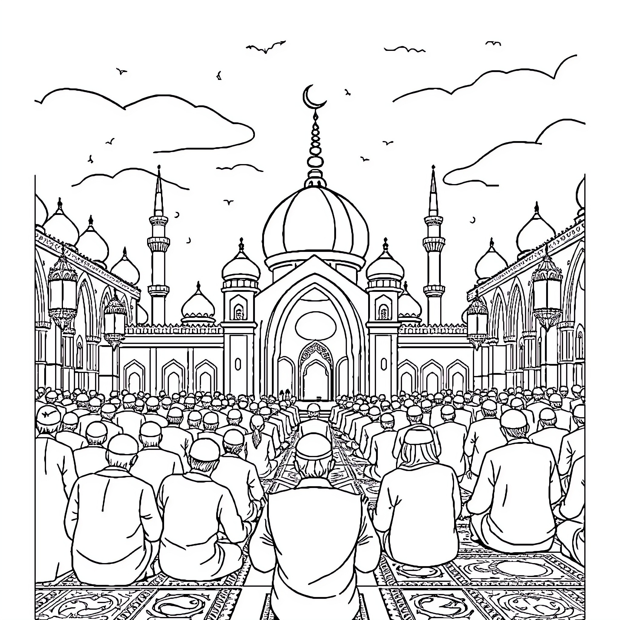 Best Islam Coloring Pages (Free Printable PDF)