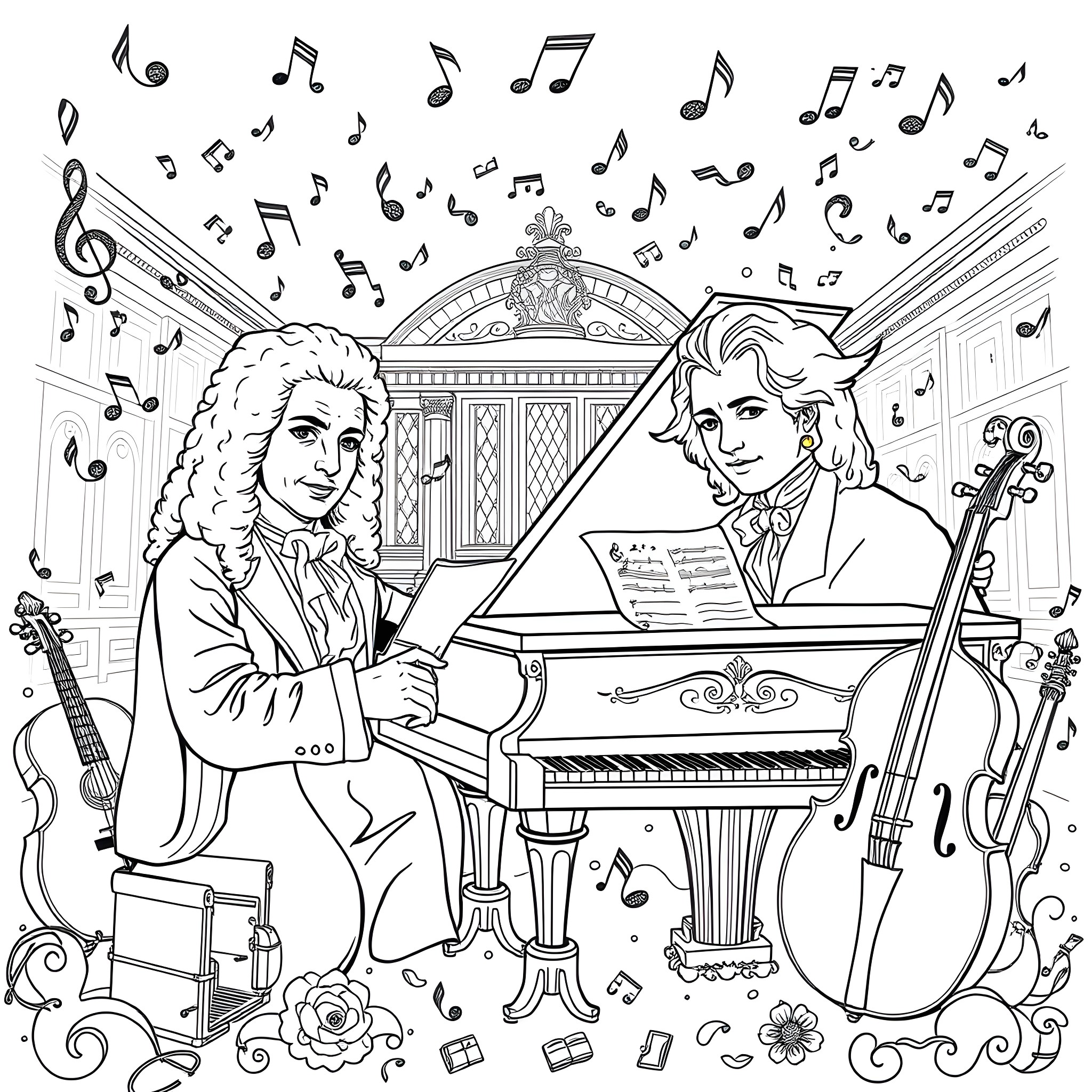 9 Best Music Coloring Pages (Free Printable PDFs)