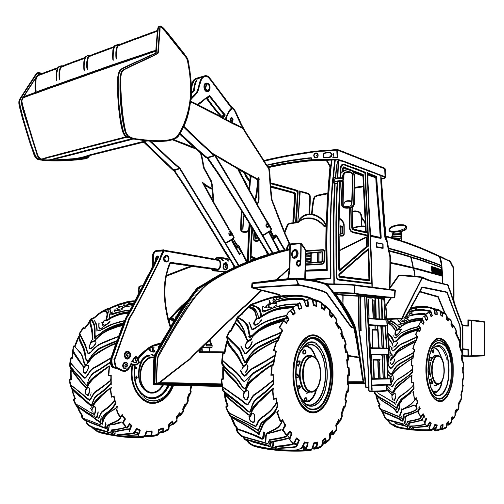 18 Best Loader Coloring Pages (Free Printable PDFs)
