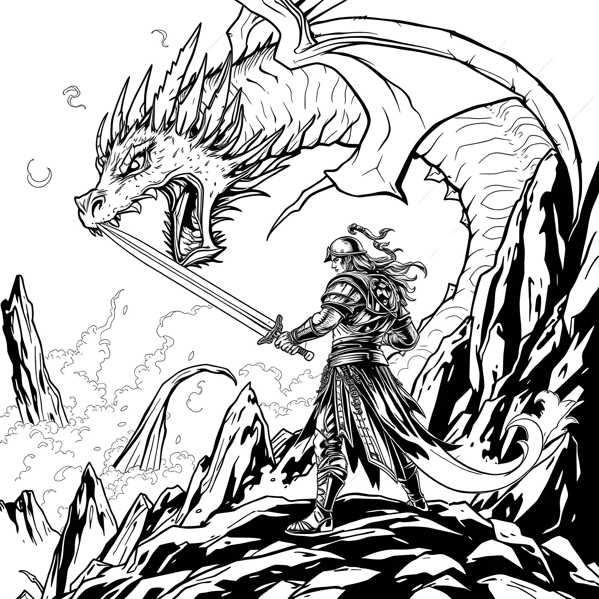 Best Warrior Coloring Pages (Free Printable PDF)