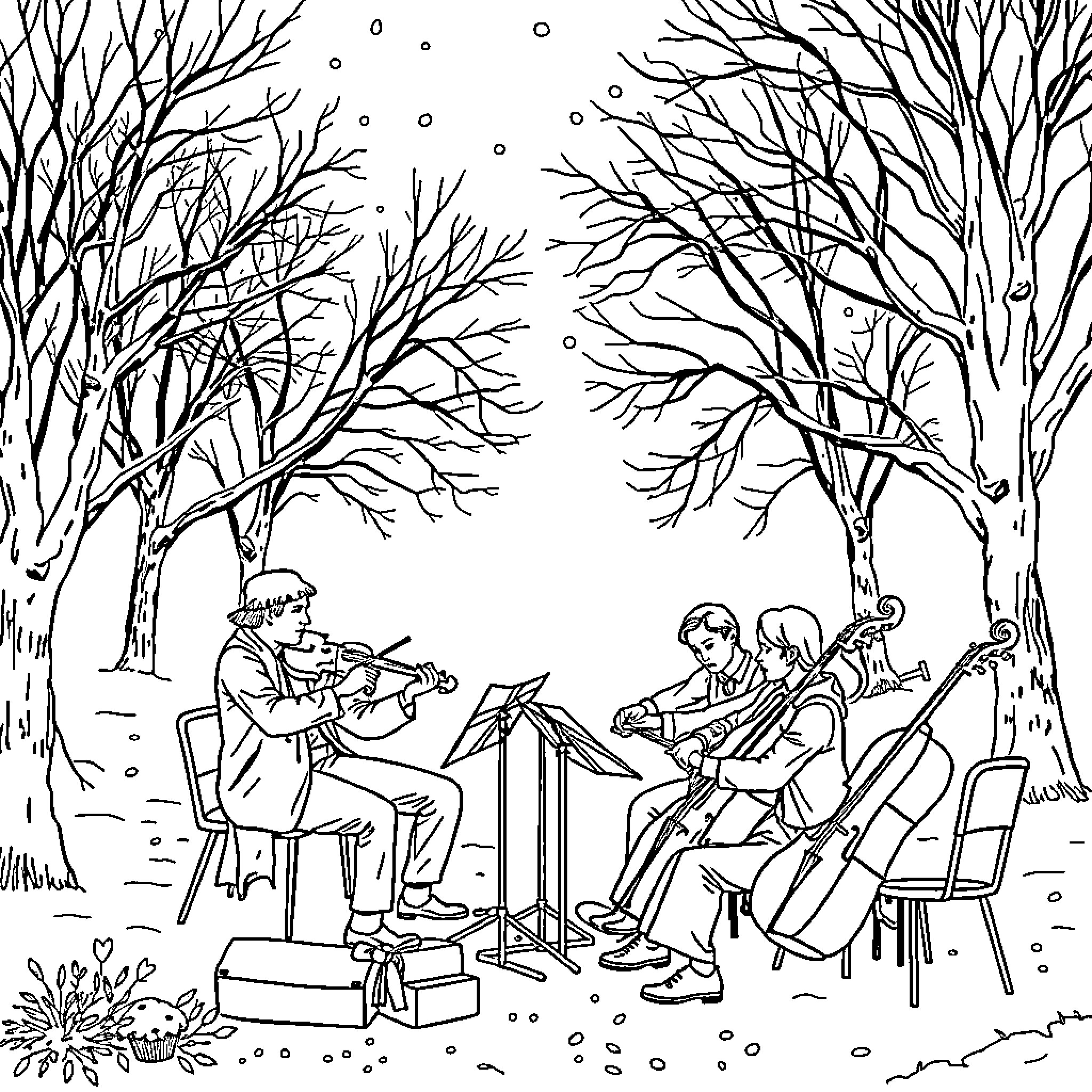 Best Orchestra Coloring Pages (Free Printable PDF)