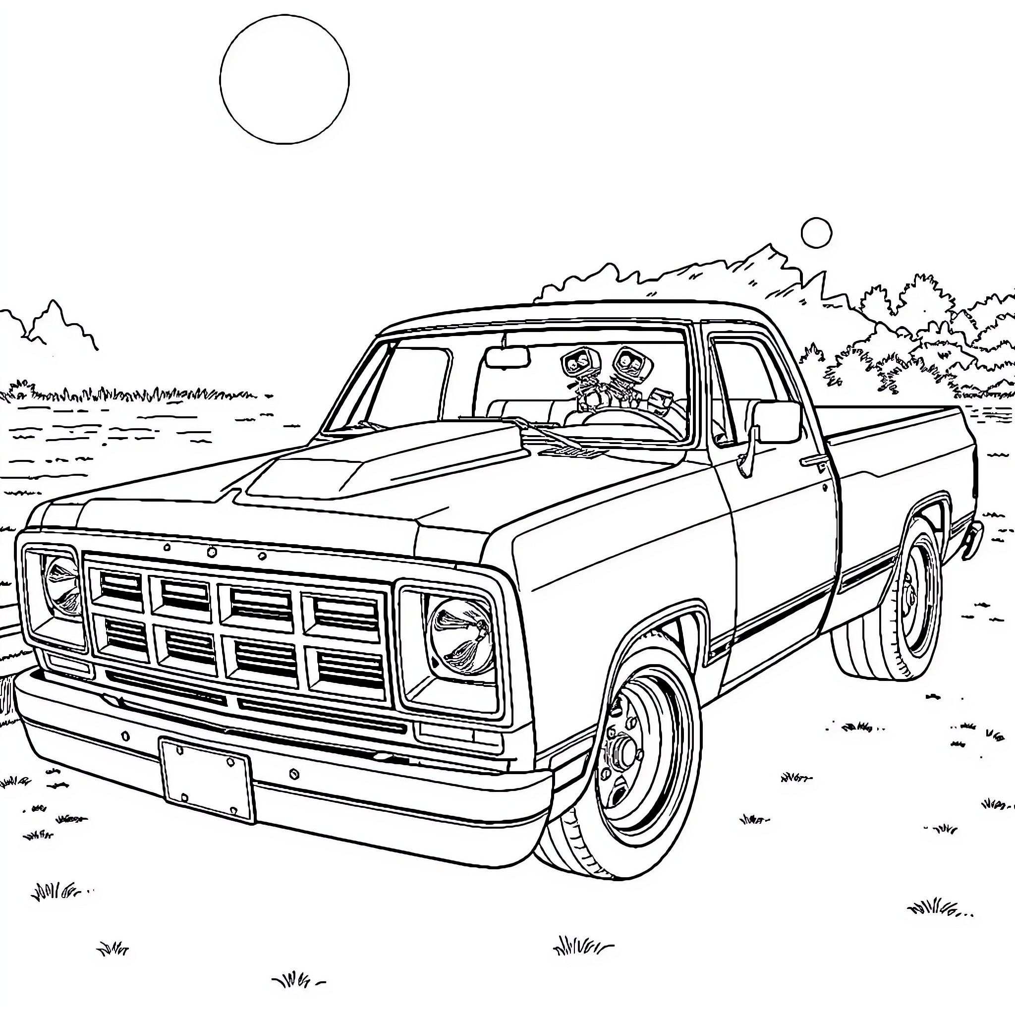 Best Dodge Ram Coloring Pages (Free Printable PDF)