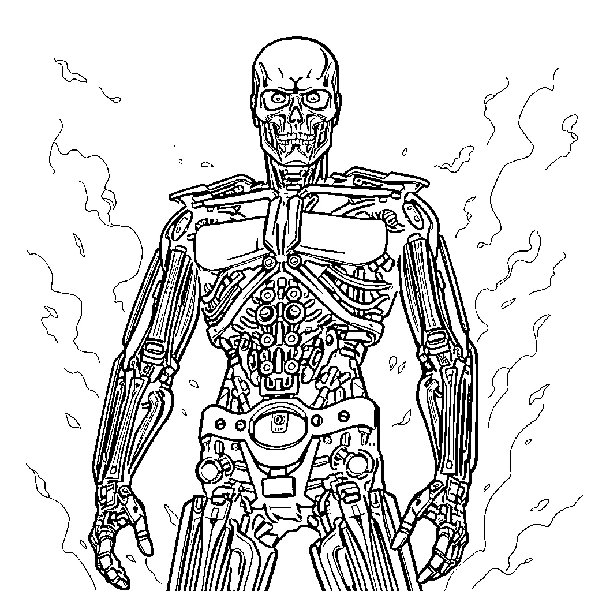 Best Terminator Coloring Pages (Free Printable PDF)
