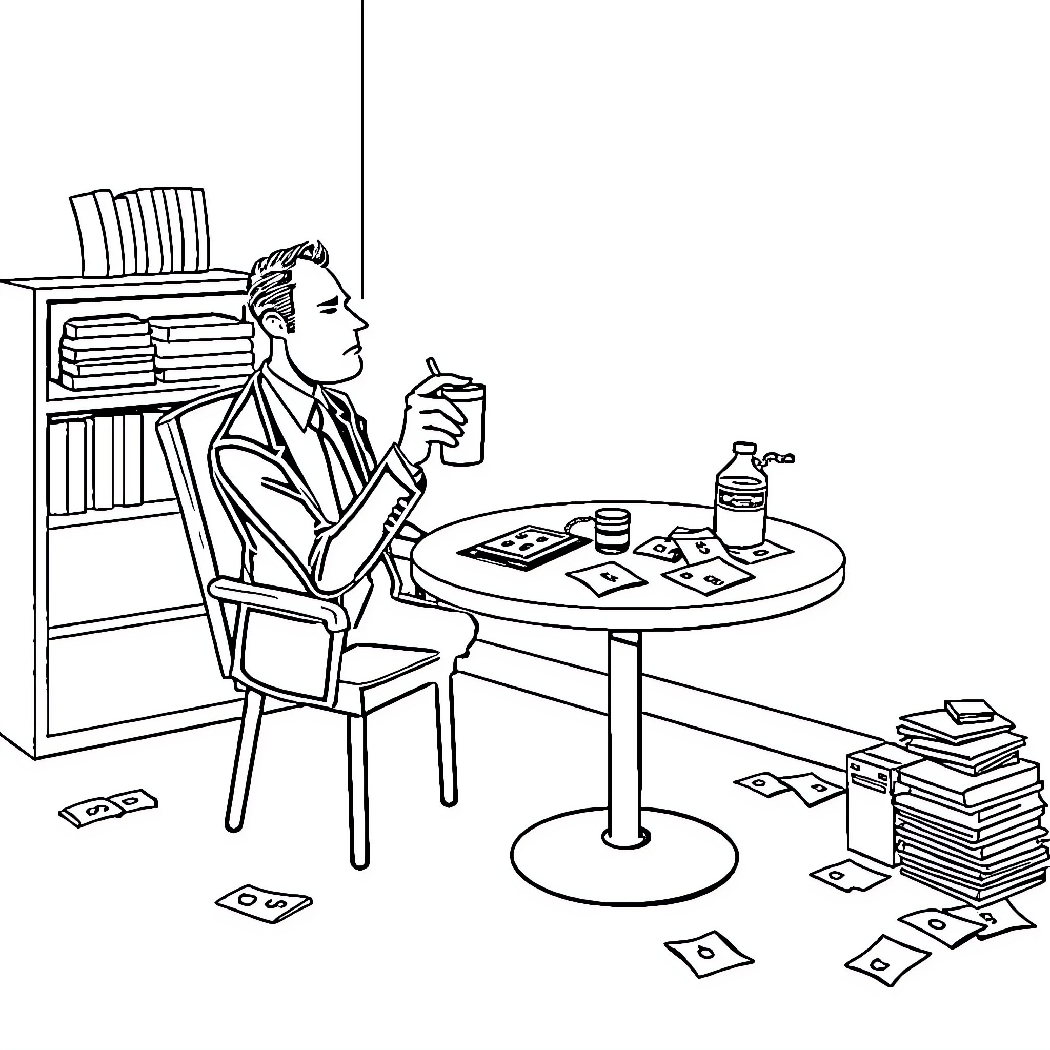Best Businessman Coloring Pages (Free Printable PDF)