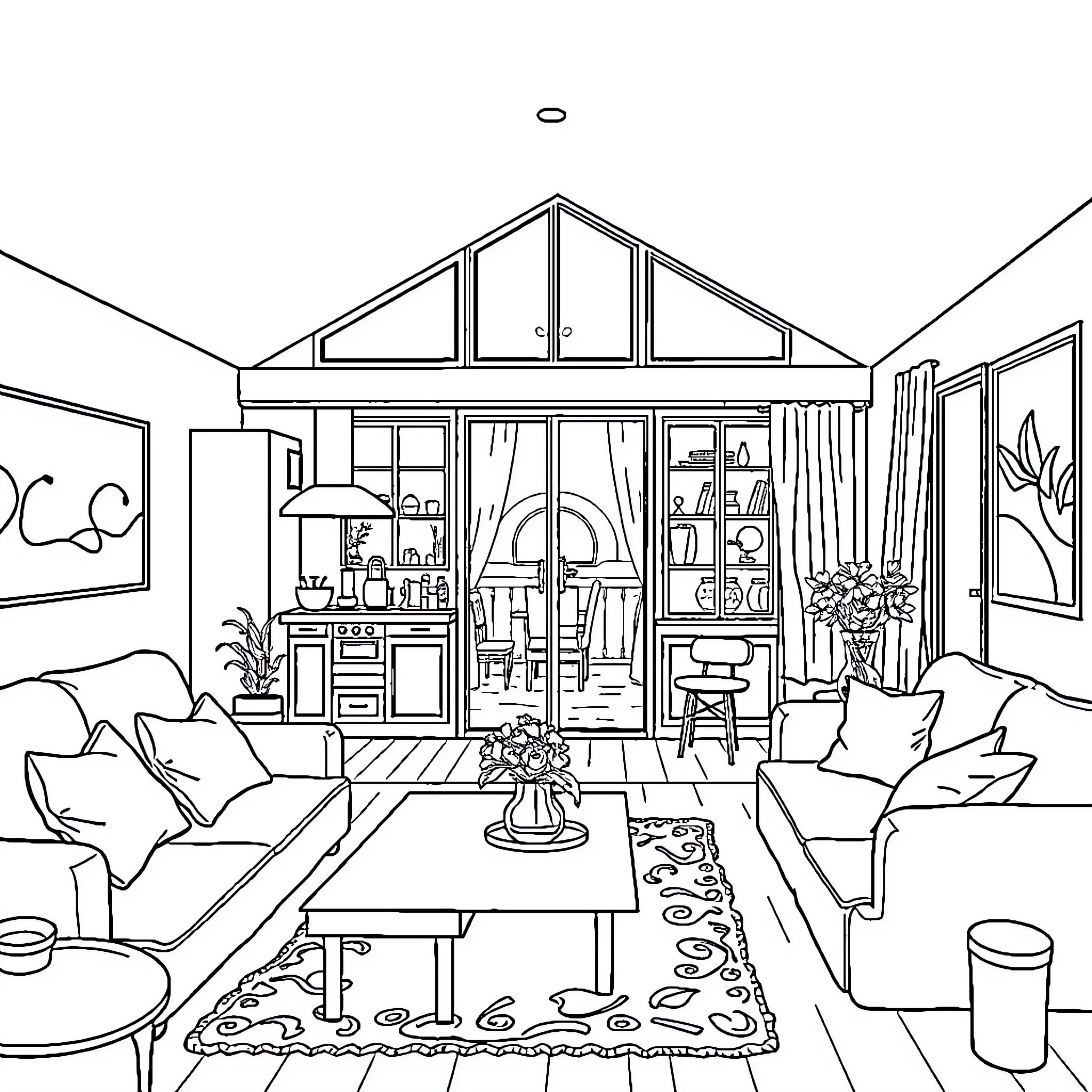Best Room Coloring Pages (Free Printable PDF)