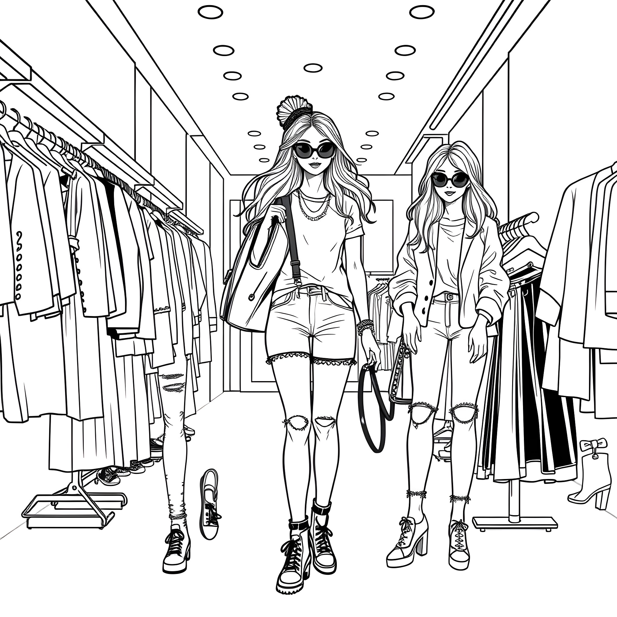 39 Best Teen Girl Coloring Pages (Free Printable PDFs)