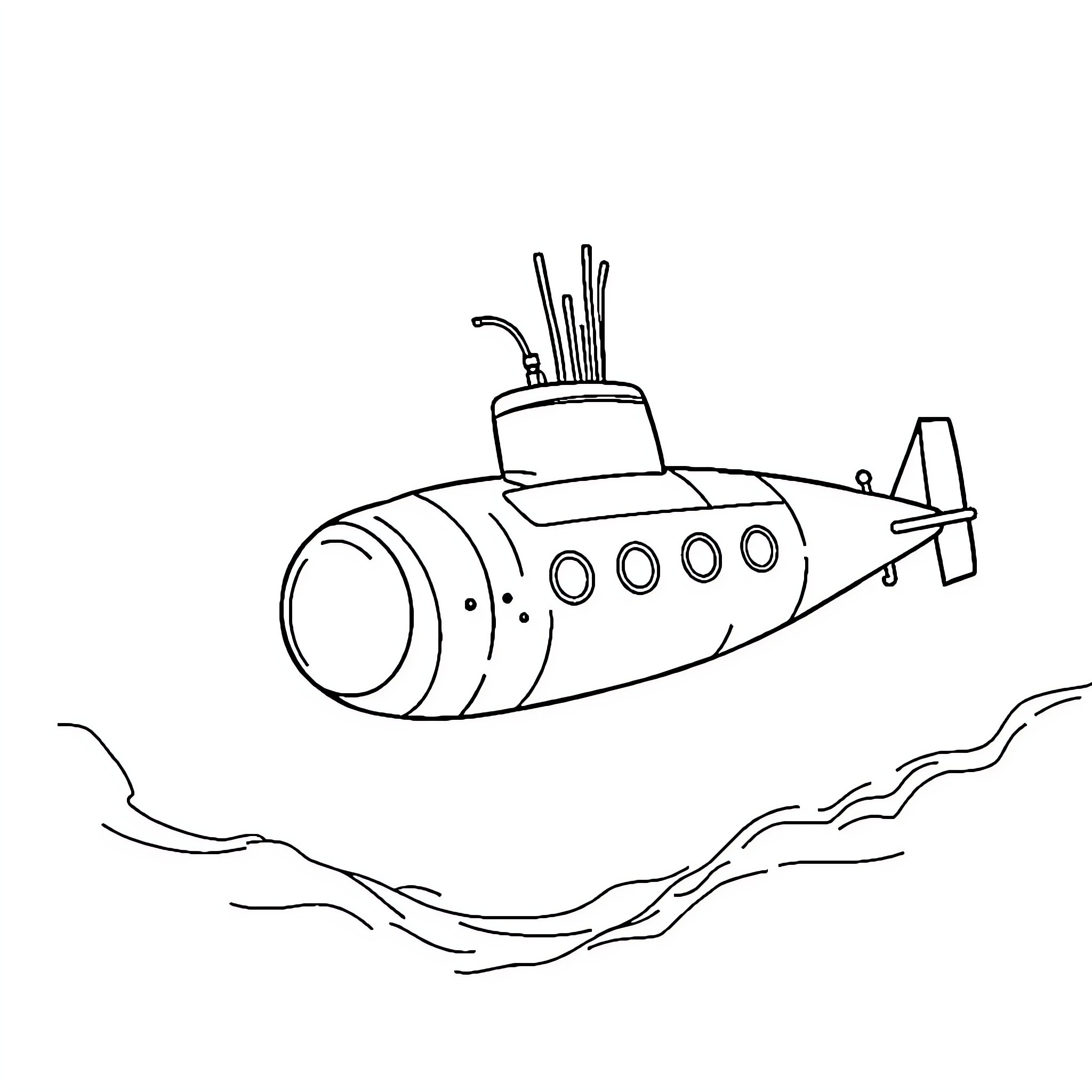 Best Submarine Coloring Pages (Free Printable PDF)