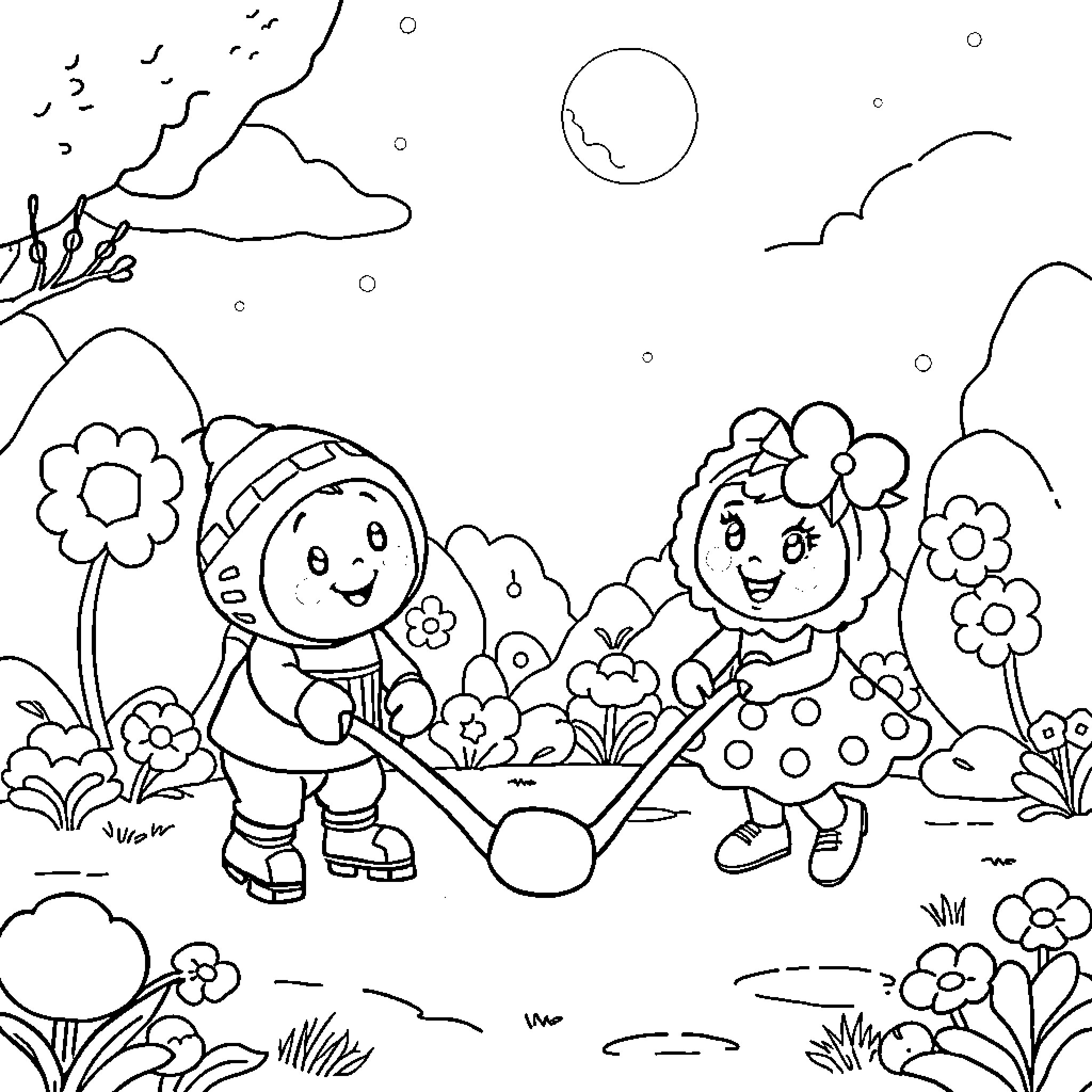 Best Garden Characters Coloring Pages (Free Printable PDF)