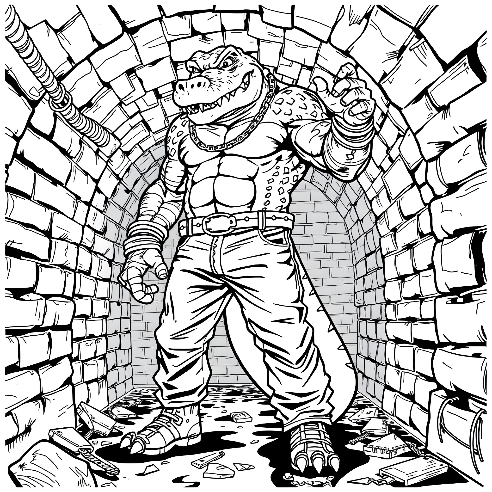 47 Best Killer Croc Coloring Pages (Free Printable PDFs)
