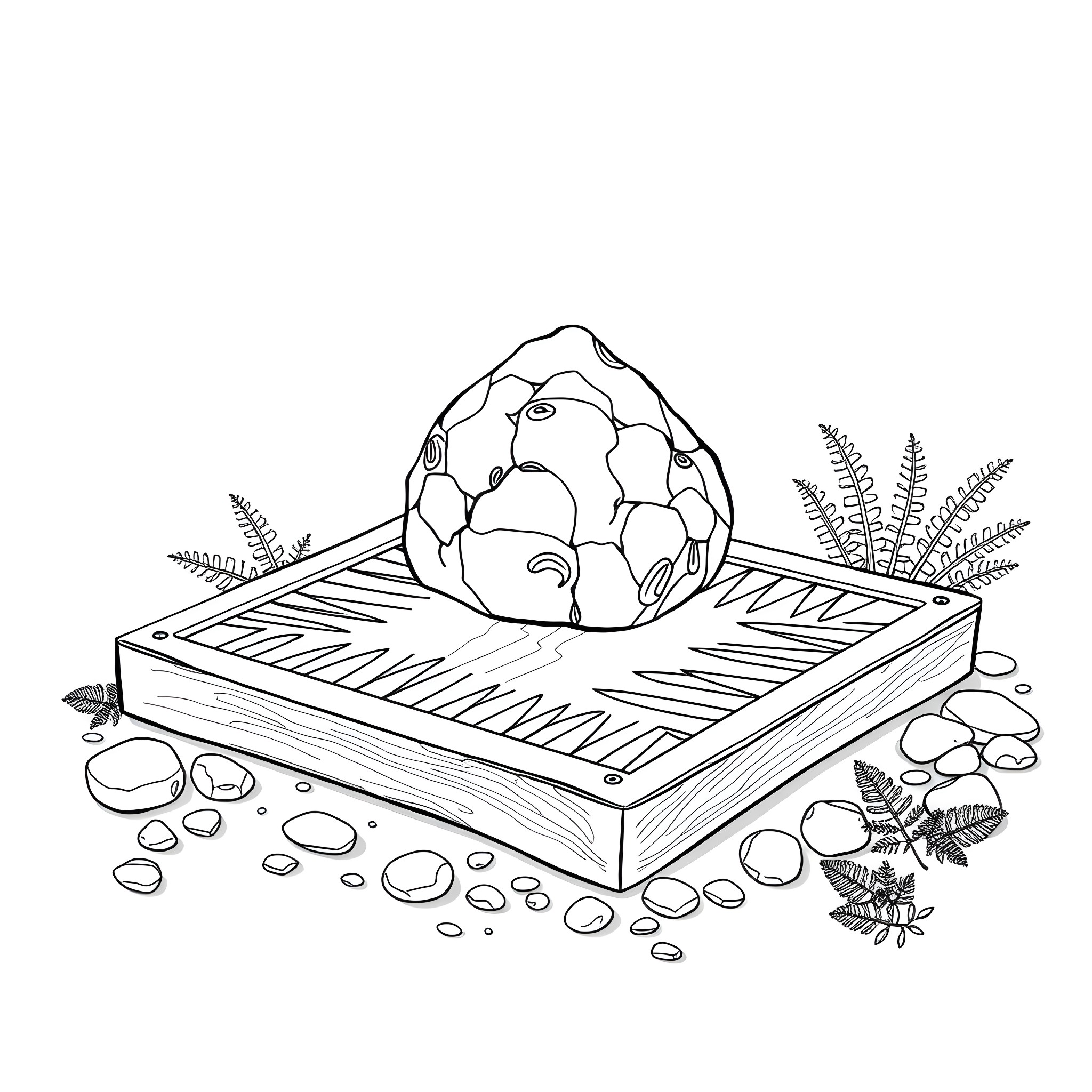 Best Rock Coloring Pages (Free Printable PDF)