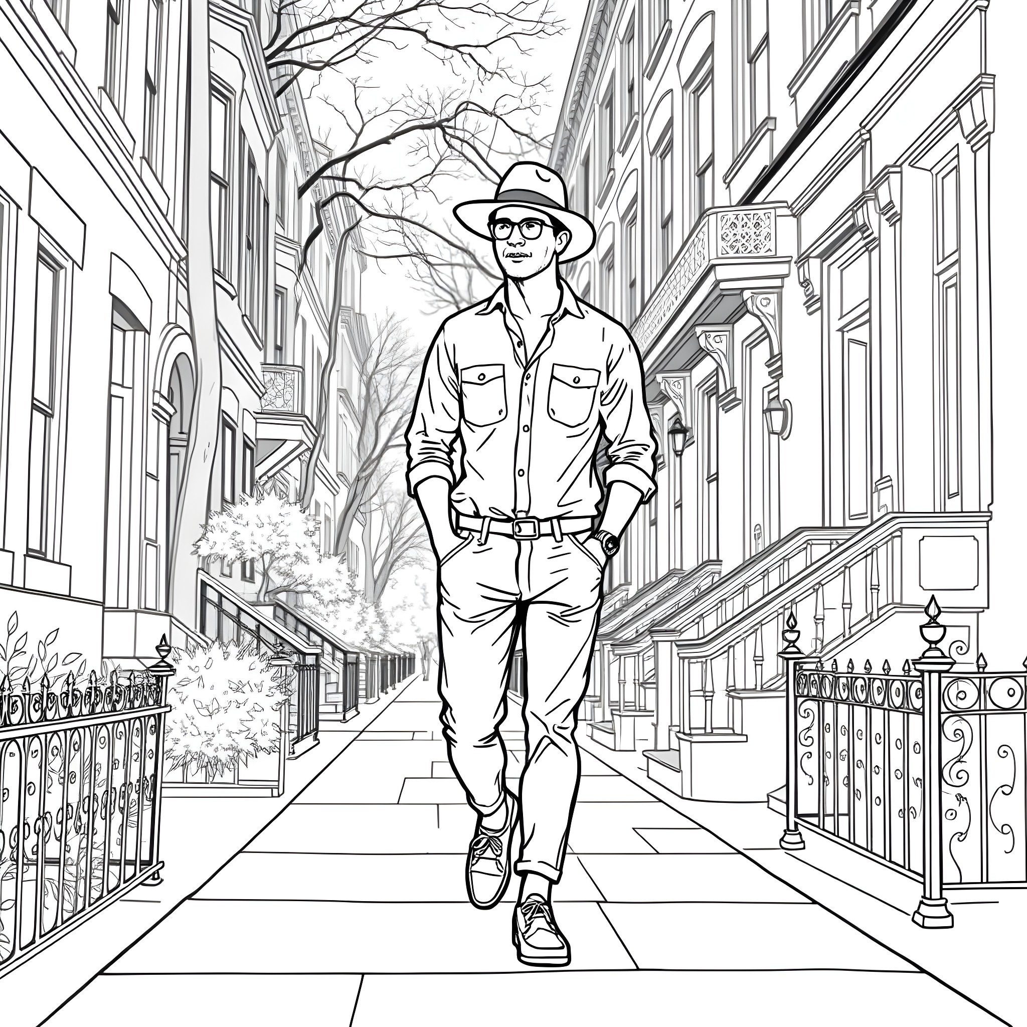 211 Best Man Coloring Pages (Free Printable PDFs)