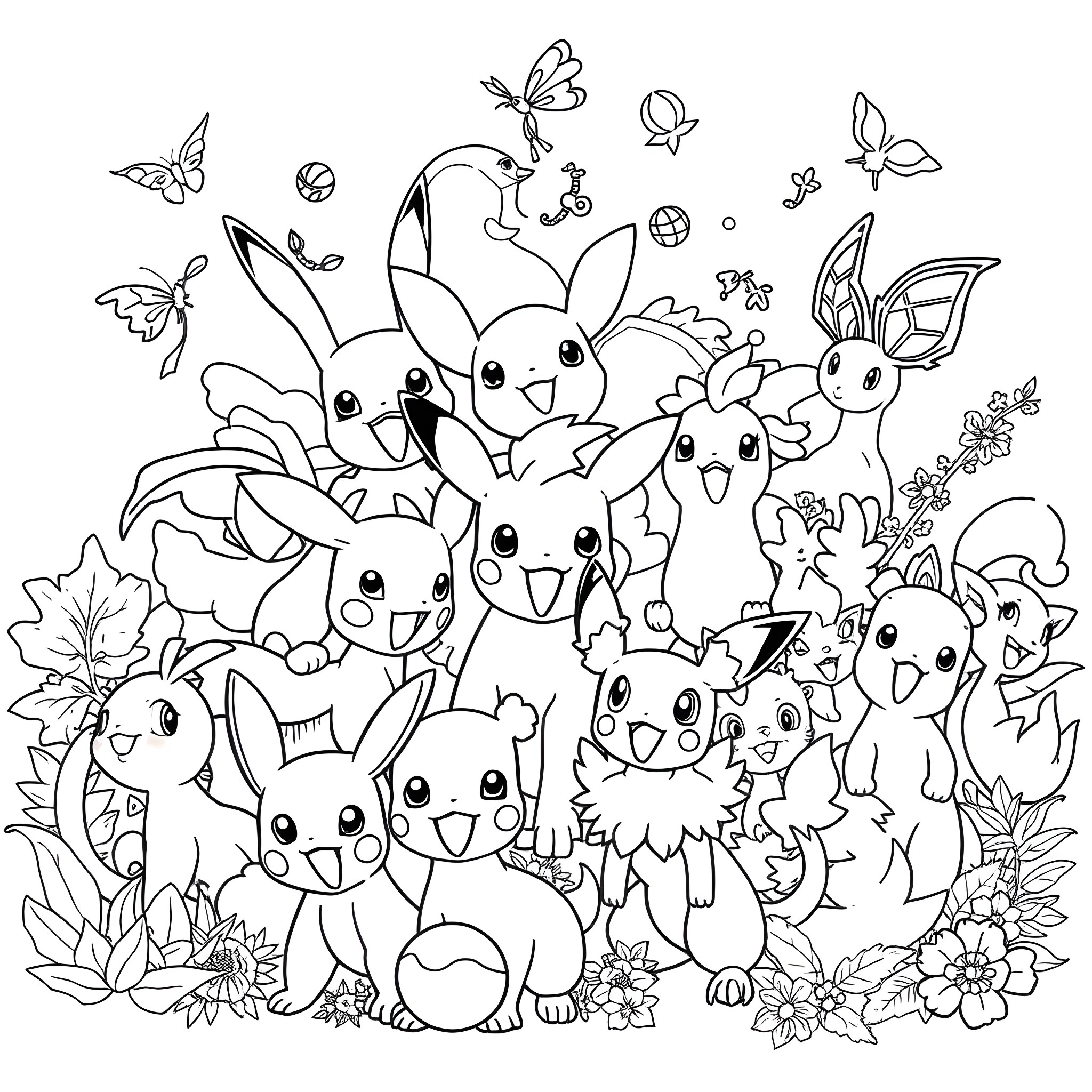 533 Best Pokémon Coloring Pages (Free Printable PDFs)