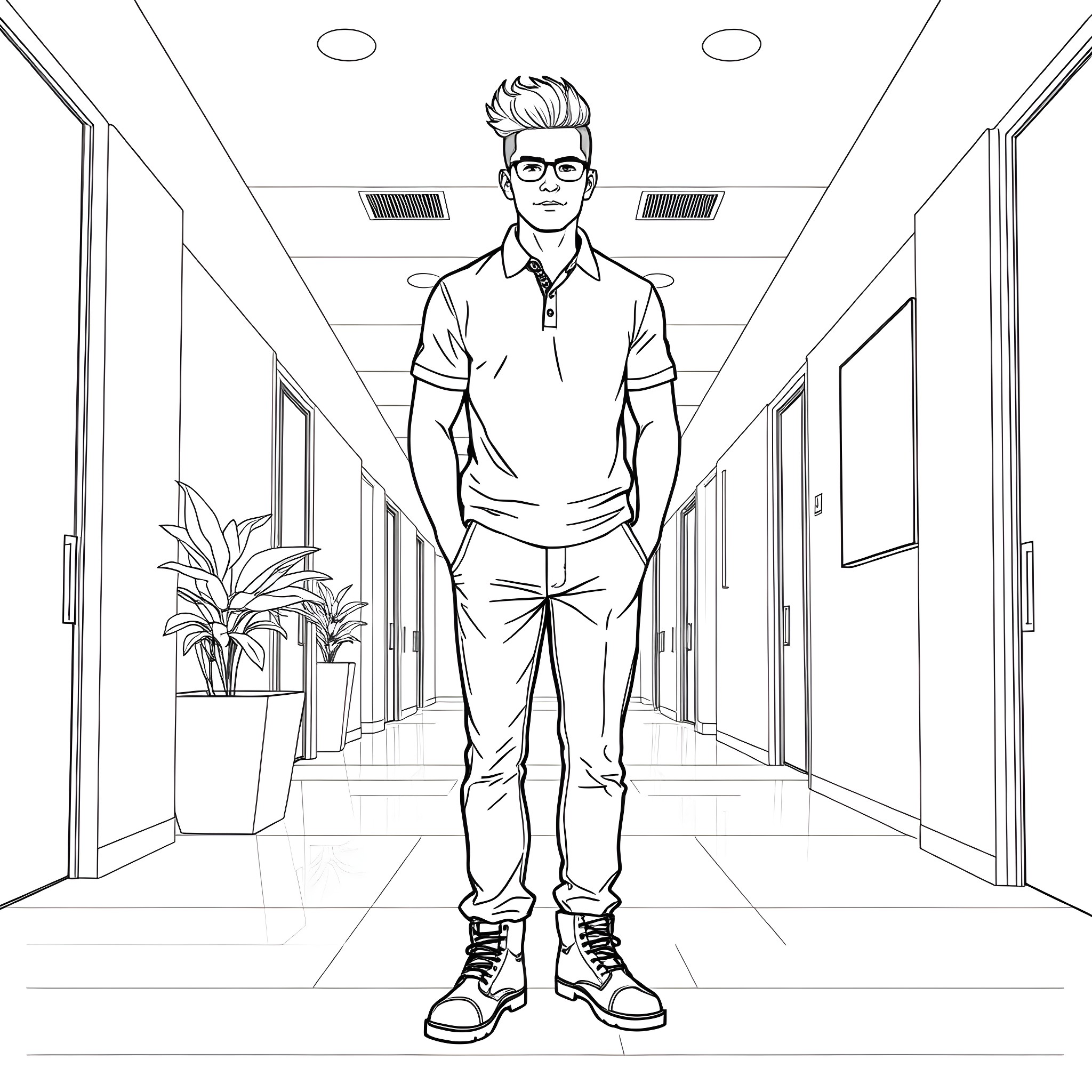 Best Man Coloring Pages (Free Printable PDF)