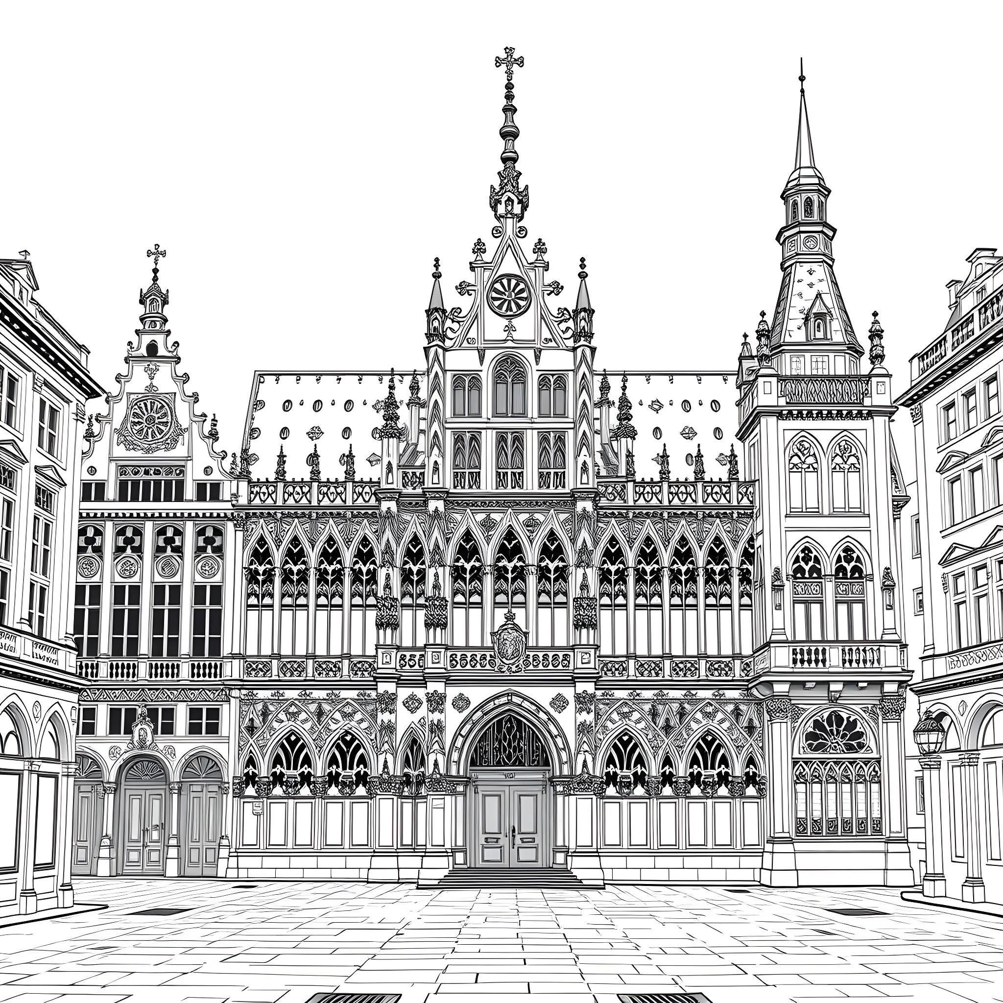 2 Best Town Hall Coloring Pages (Free Printable PDFs)