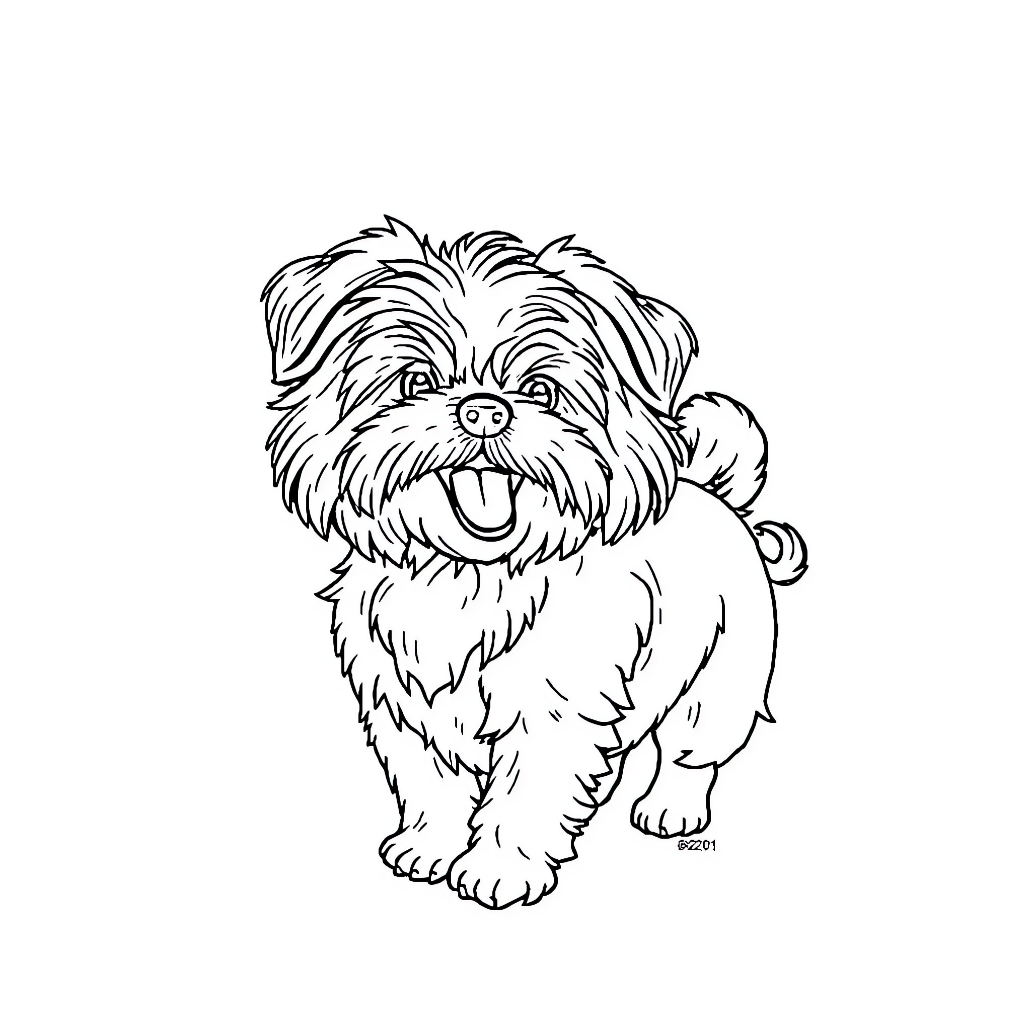 Best Shih Tzu Coloring Pages (Free Printable PDF)