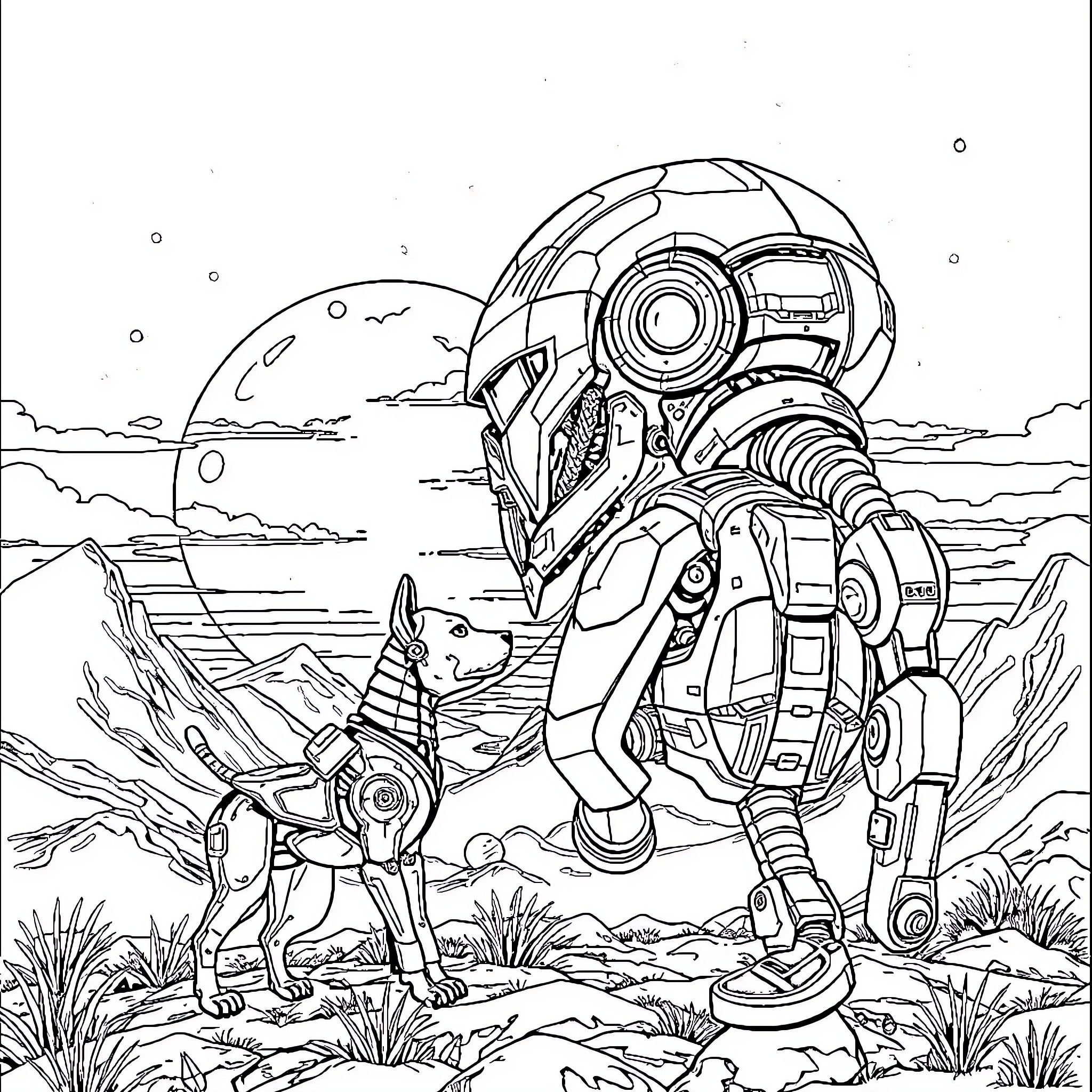 17 Best Cyborg Coloring Pages (Free Printable PDFs)