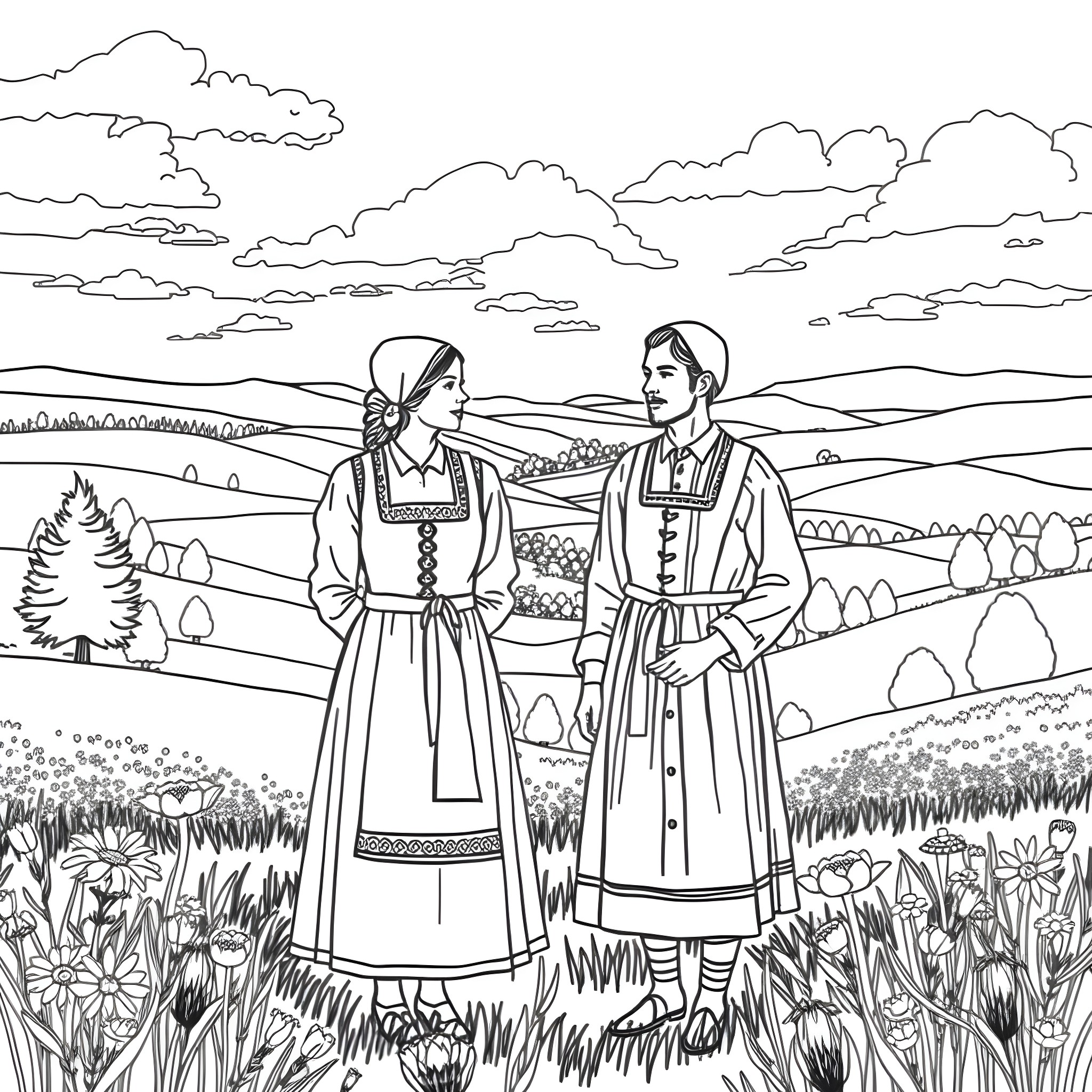 Best Syrian Clothing Coloring Pages (Free Printable PDF)