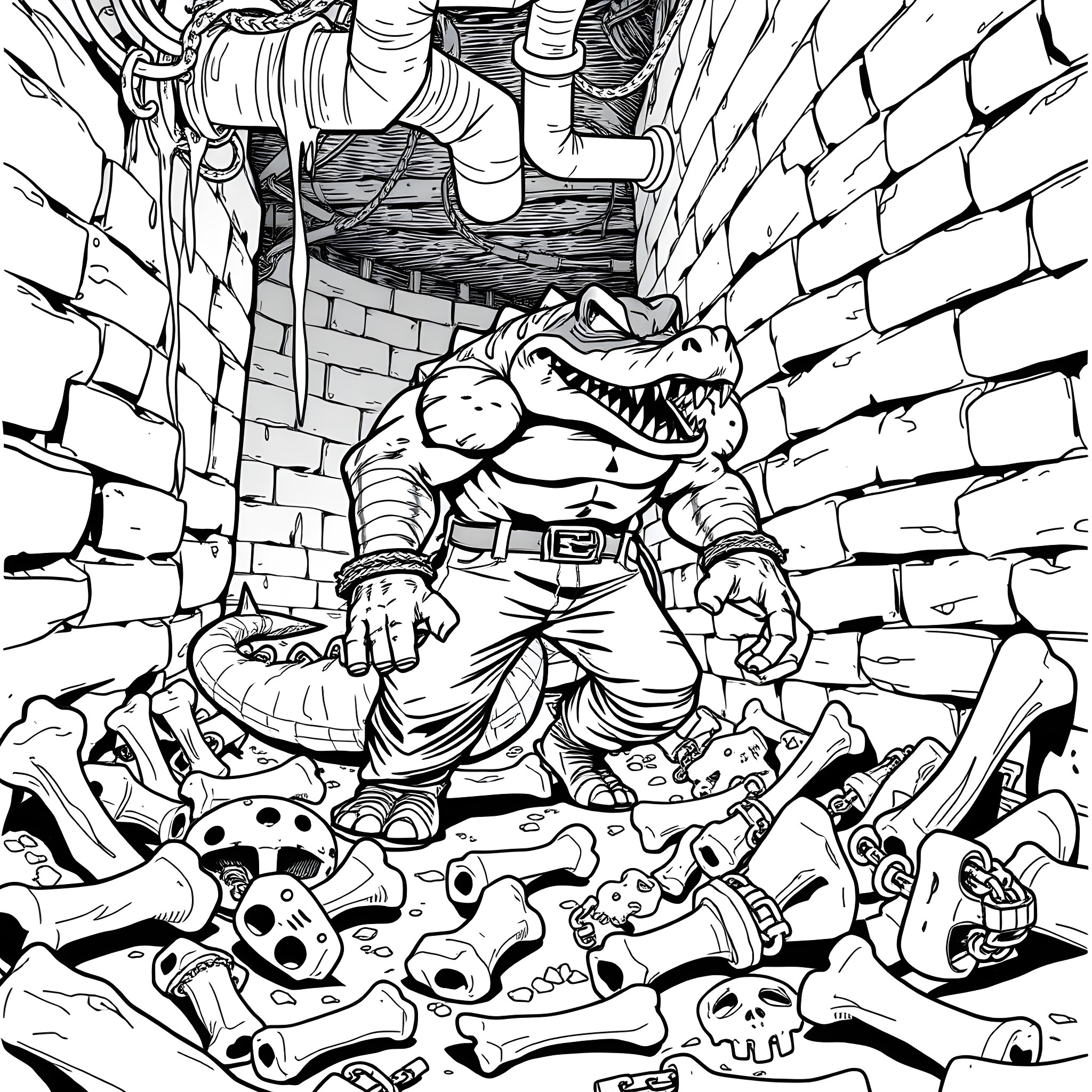 47 Best Killer Croc Coloring Pages (Free Printable PDFs)