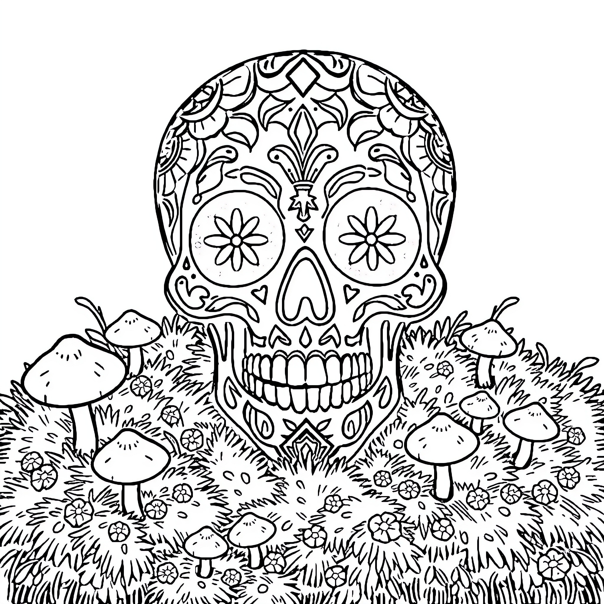Best Skull Coloring Pages (Free Printable PDF)