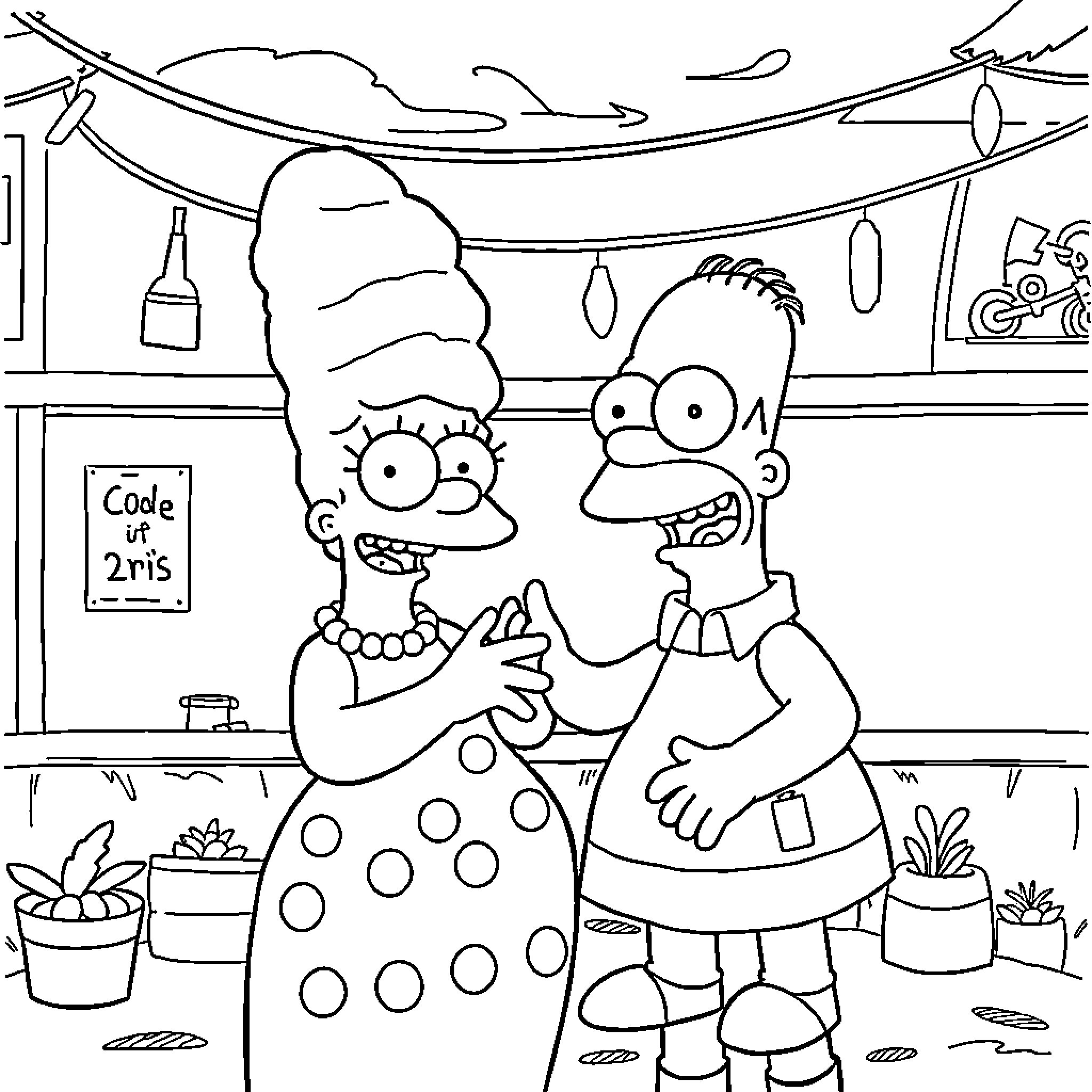 Best Marge Simpson Coloring Pages (Free Printable PDF)