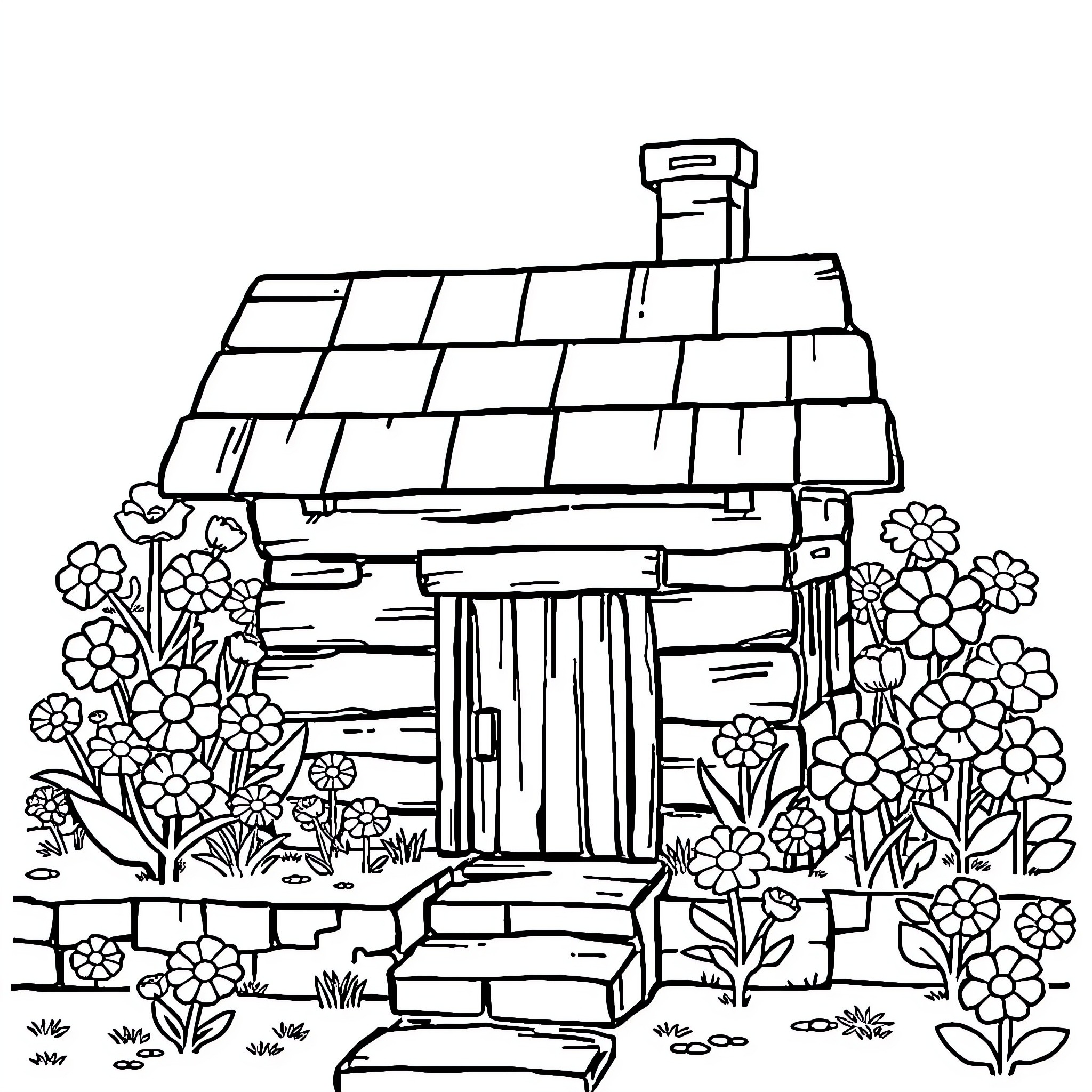 6 Best Minecraft House Coloring Pages (Free Printable PDFs)