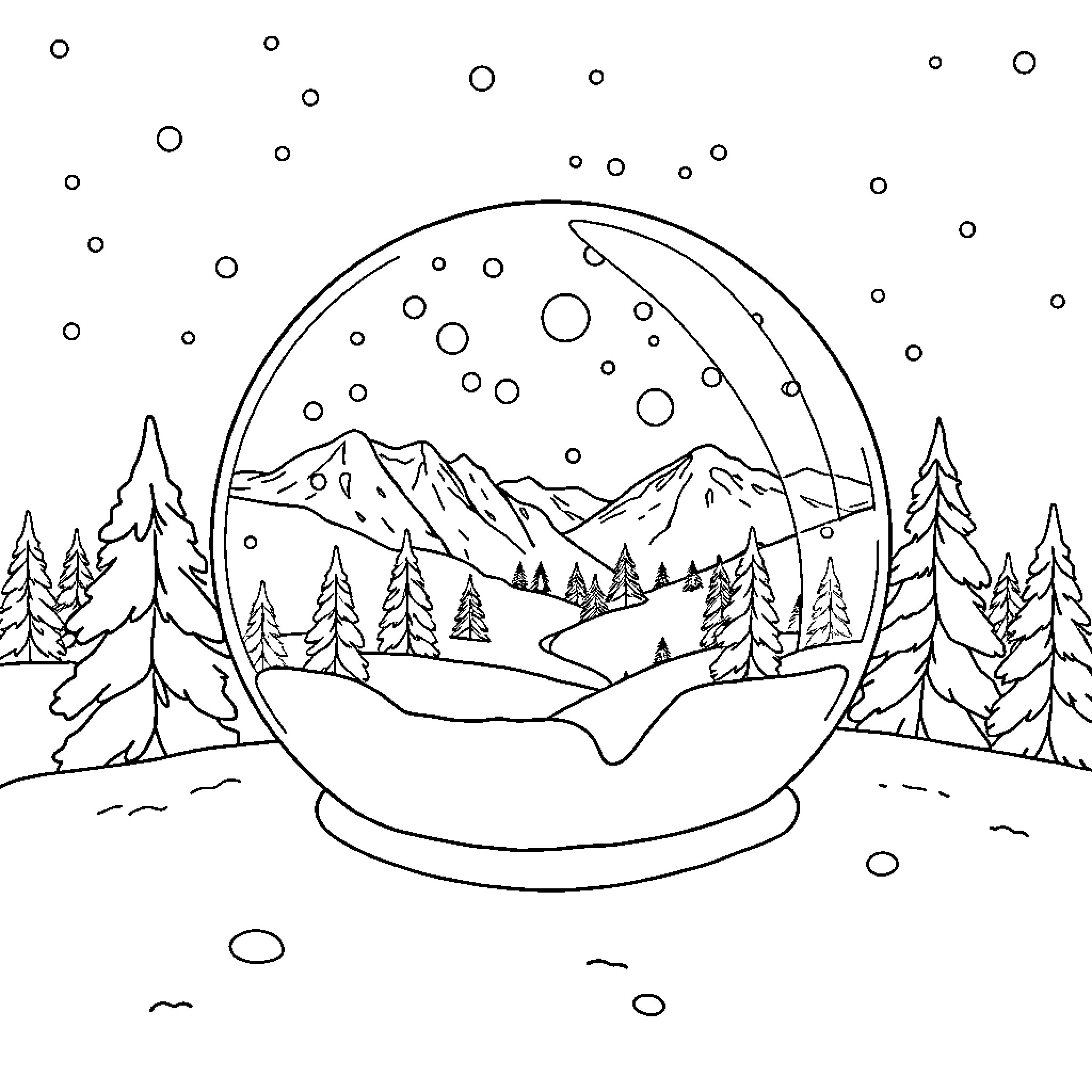 Best Snowball Coloring Pages (Free Printable PDF)