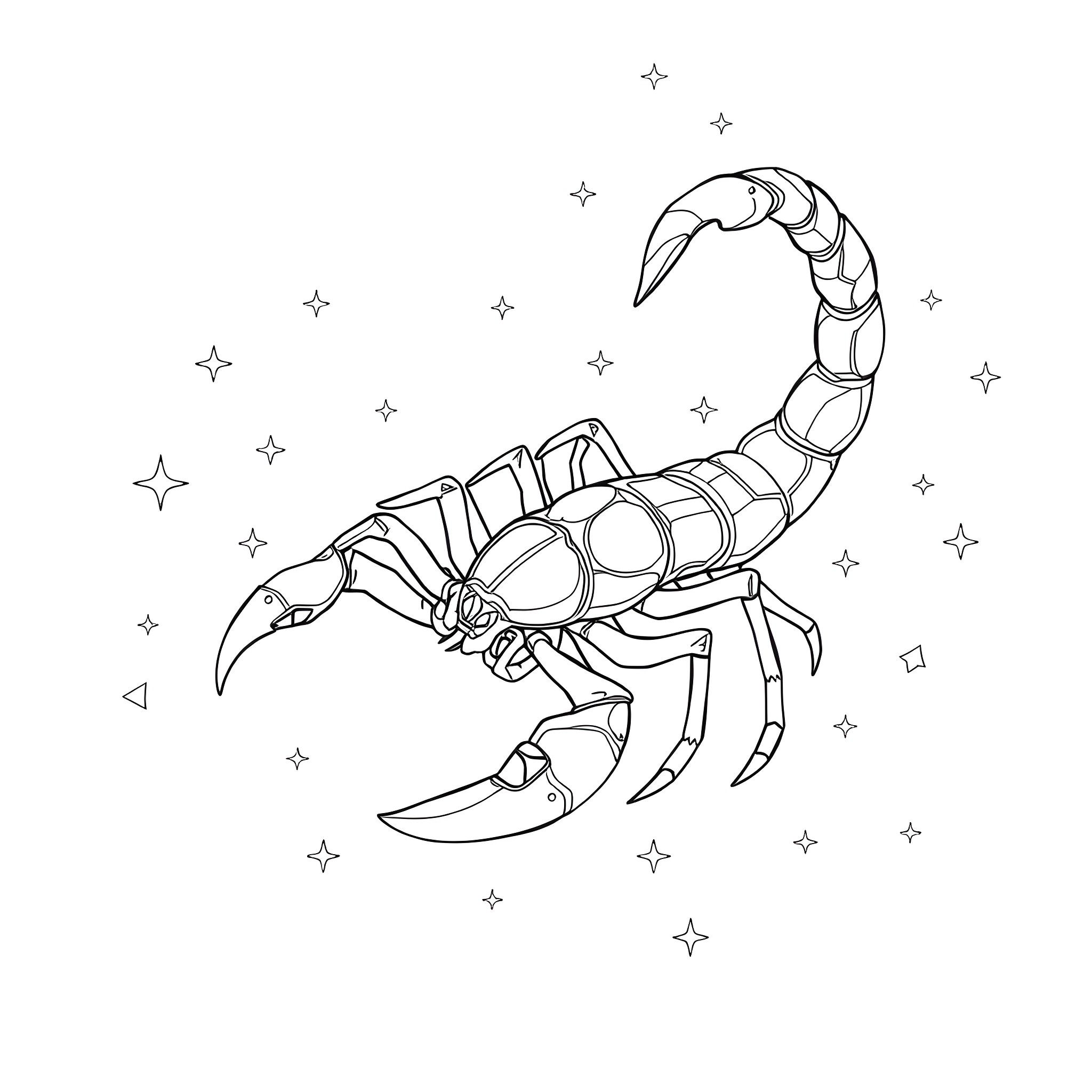 Best Scorpio Coloring Pages (Free Printable PDF)