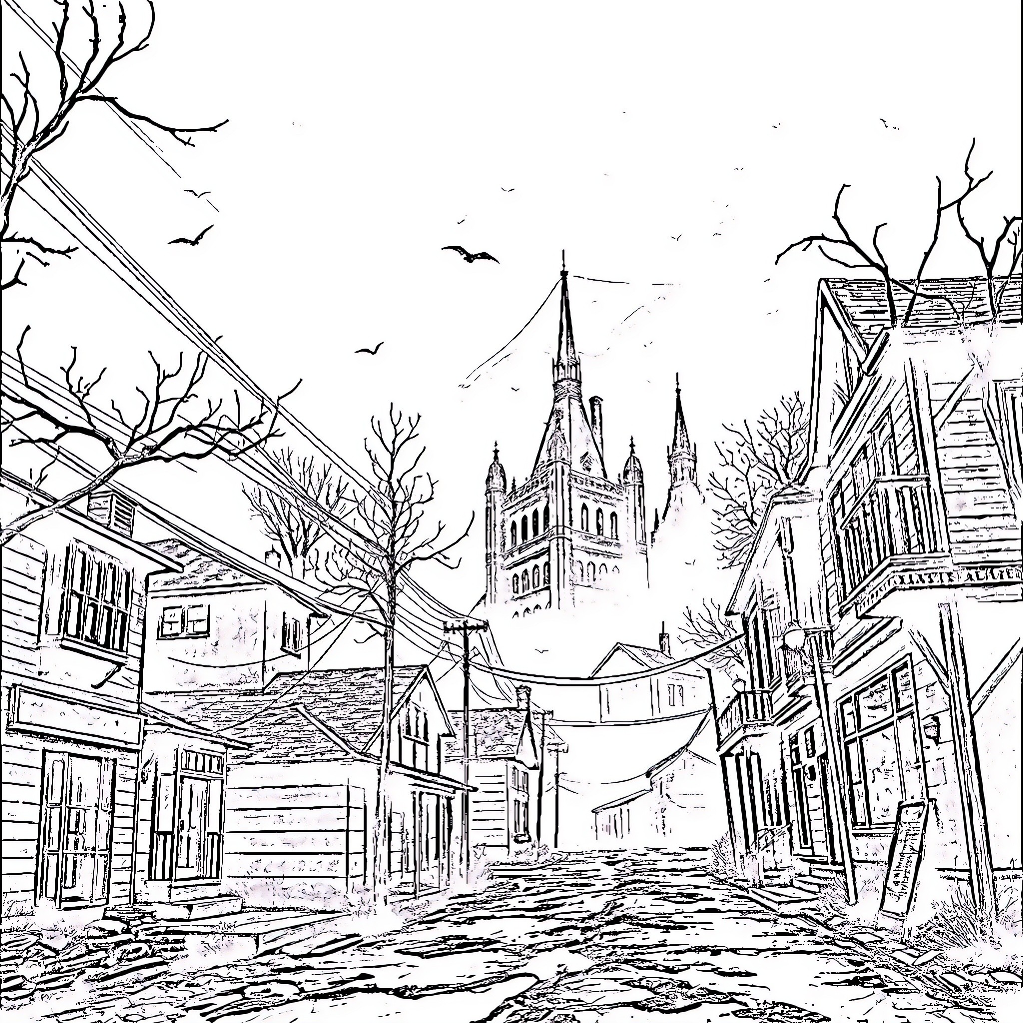 Best Silent Hill Coloring Pages (Free Printable PDF)