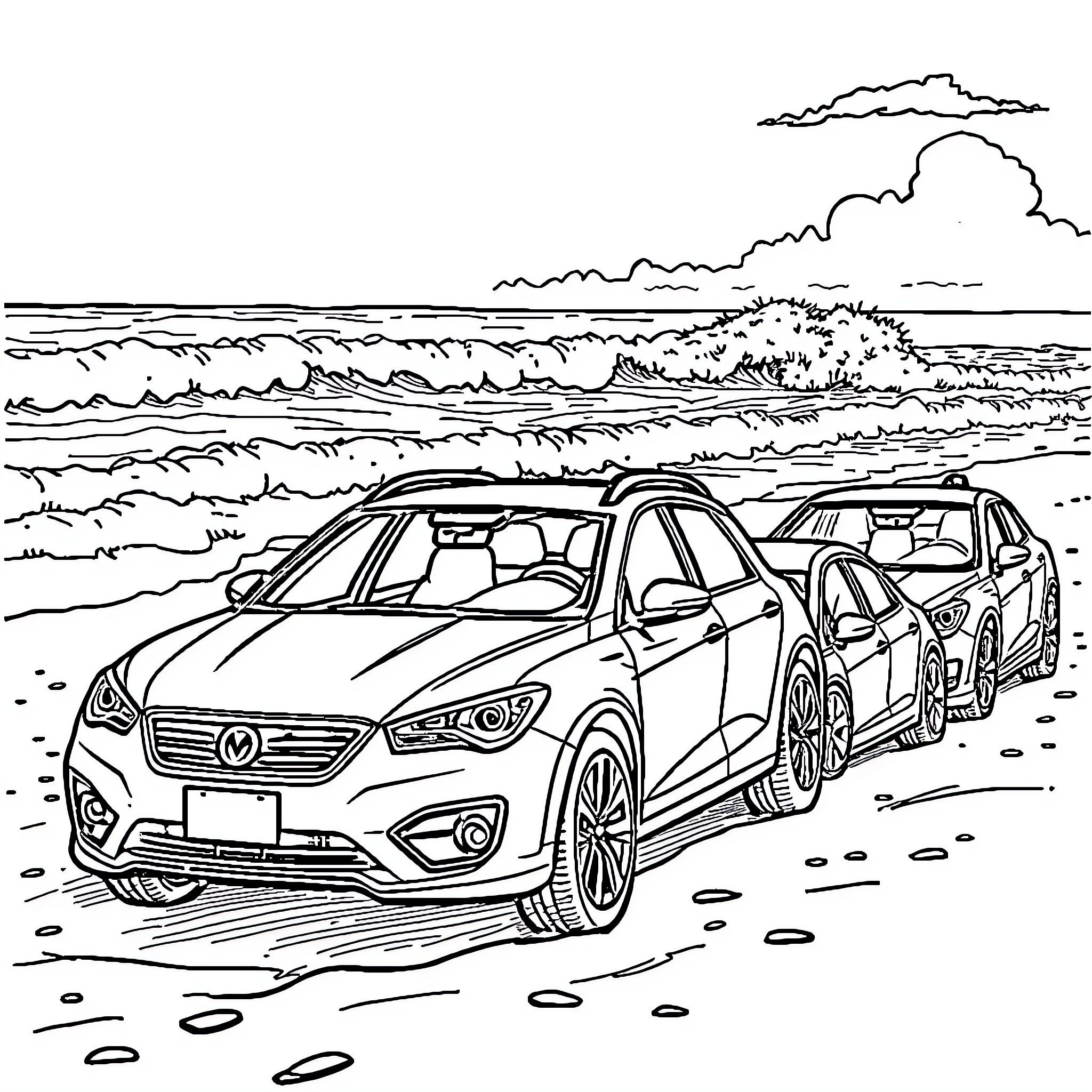Best Car Coloring Pages (Free Printable PDF)