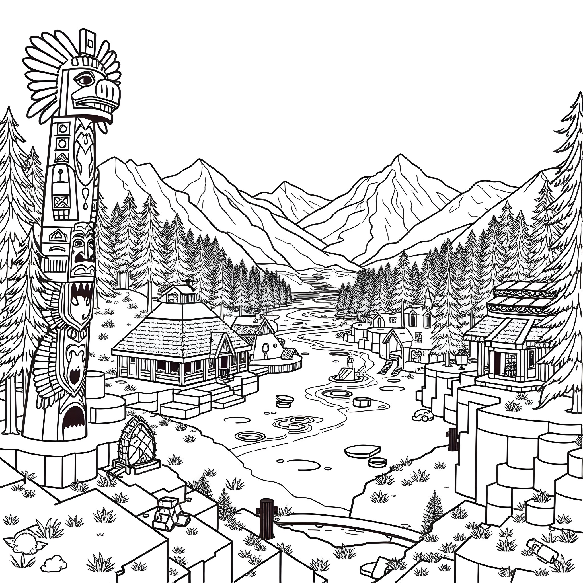 Best Native American Coloring Pages (Free Printable PDF)