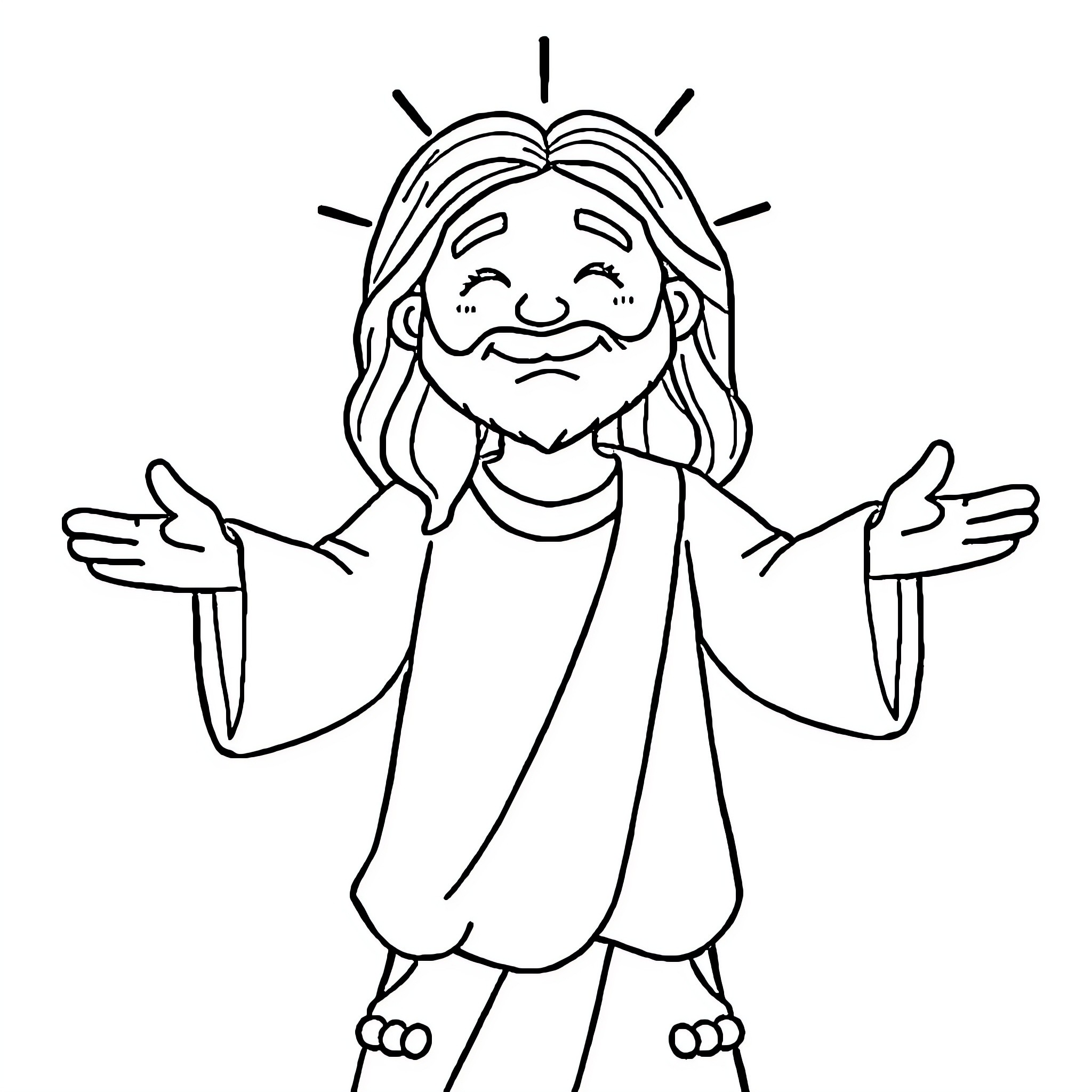 Best Jesus Coloring Pages (Free Printable PDF)