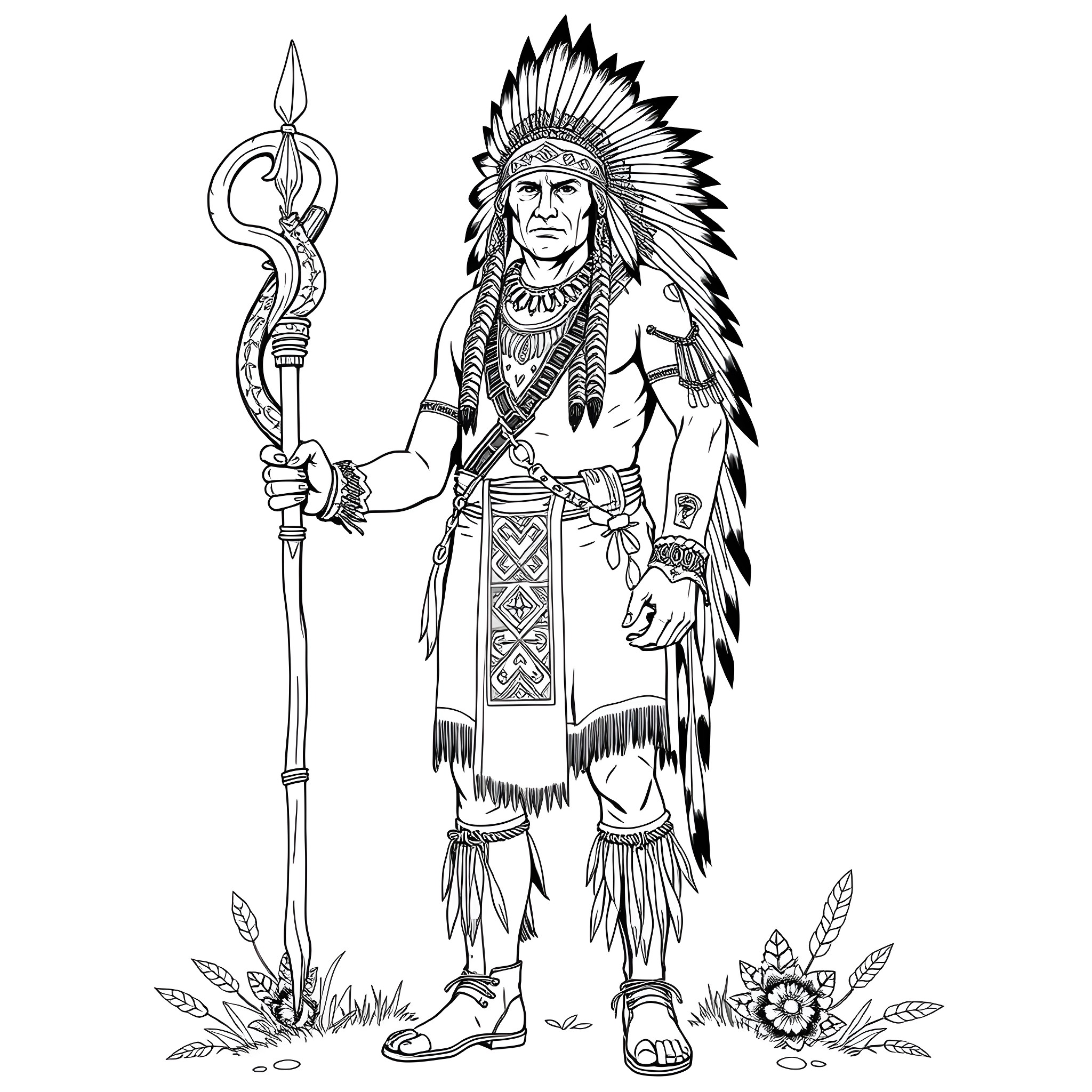 20 Best Cherokee Warrior Coloring Pages (Free Printable PDFs)